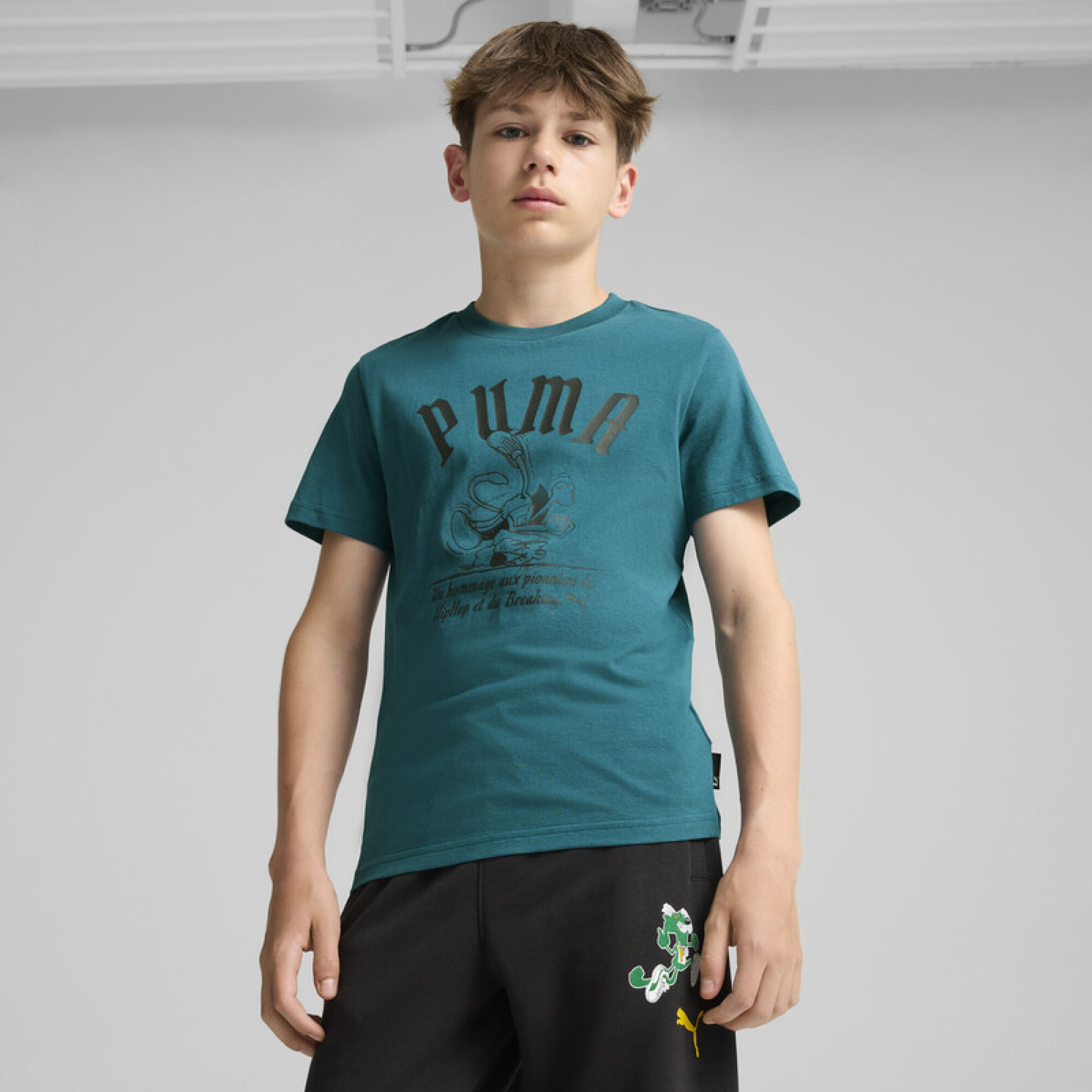 GRAPHICS Break Tee B 62645122 - Verde — Puma