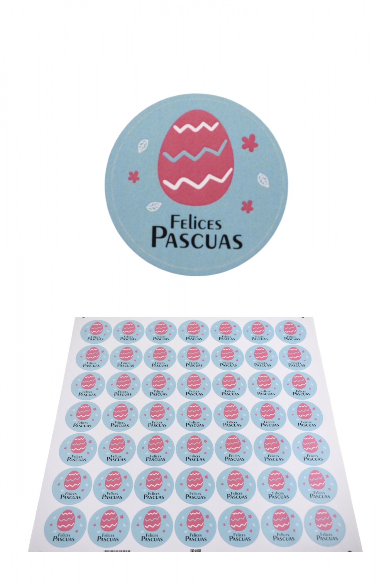 Stickers pascua plancha - DISEÑO 2 — PaperPack