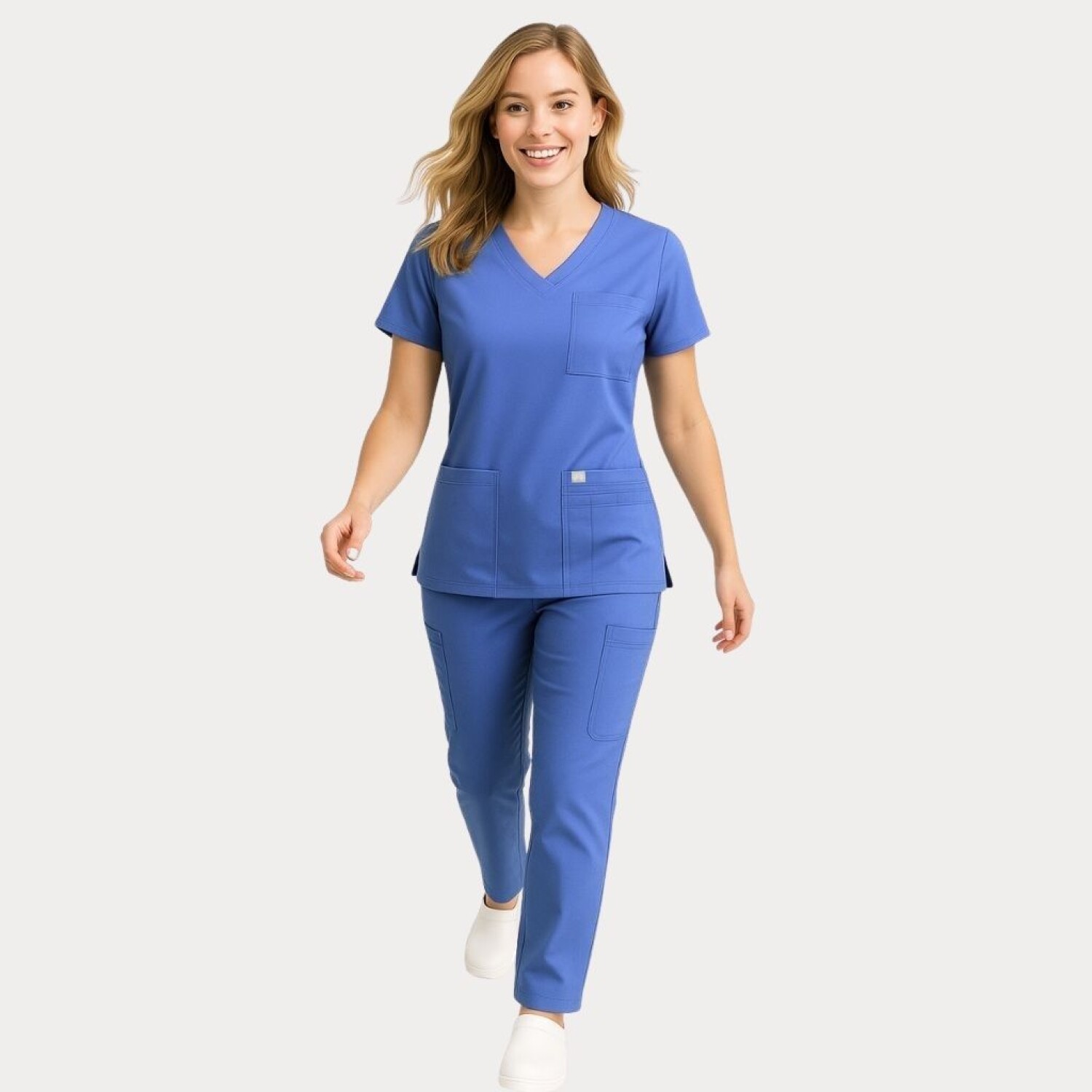 Set Médico Elastizado dama ARGON - Índigo — TextilShop