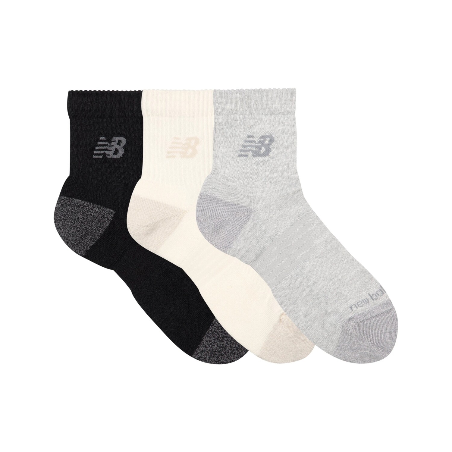Medias New Balance Unisex - ACTIVE CUSHION -LAS35204AS1 - BLACK/WHITE ...