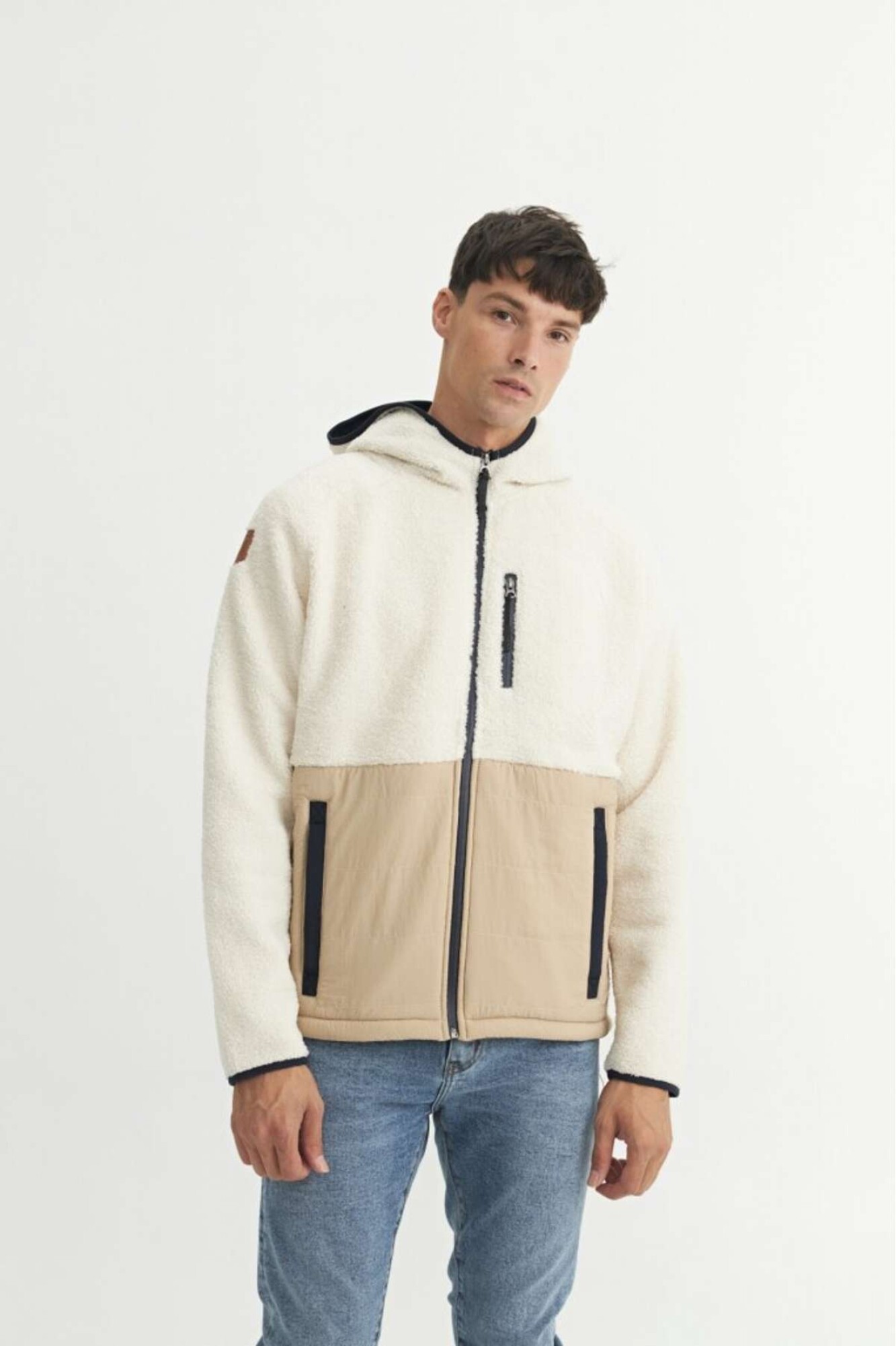 Campera sherpa Ulio - Crudo — Tienda Soy Santander