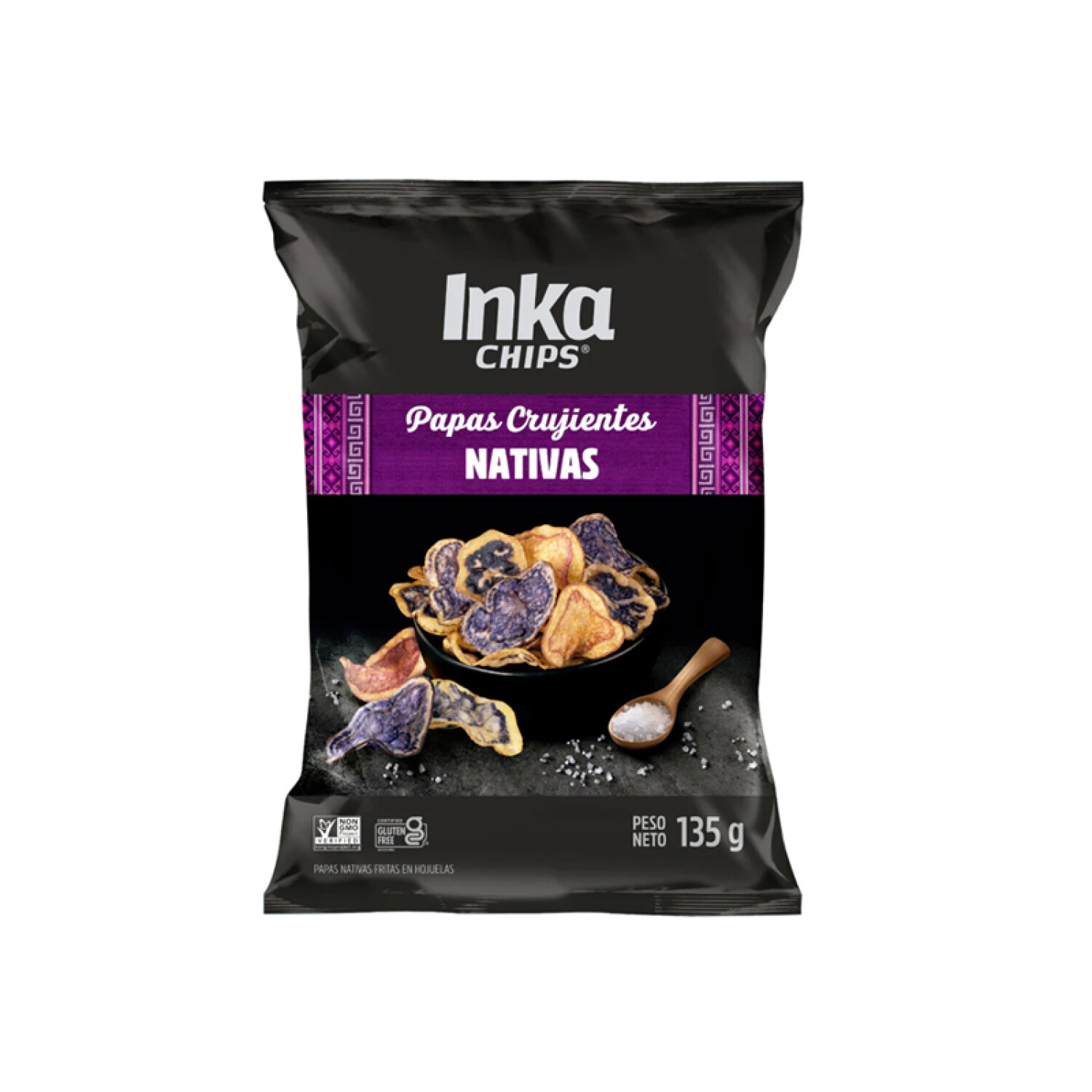 Papas nativas 135g Inka Chips — La Molienda