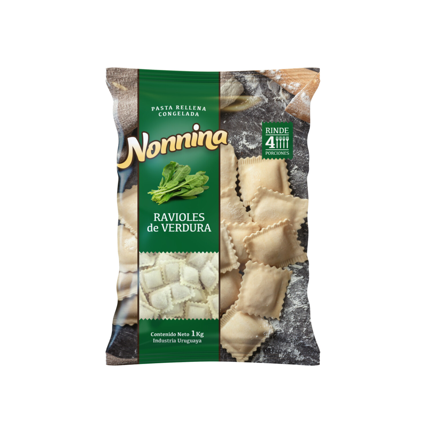 Ravioles De Verdura Nonnina - 1kg — Artico congelados