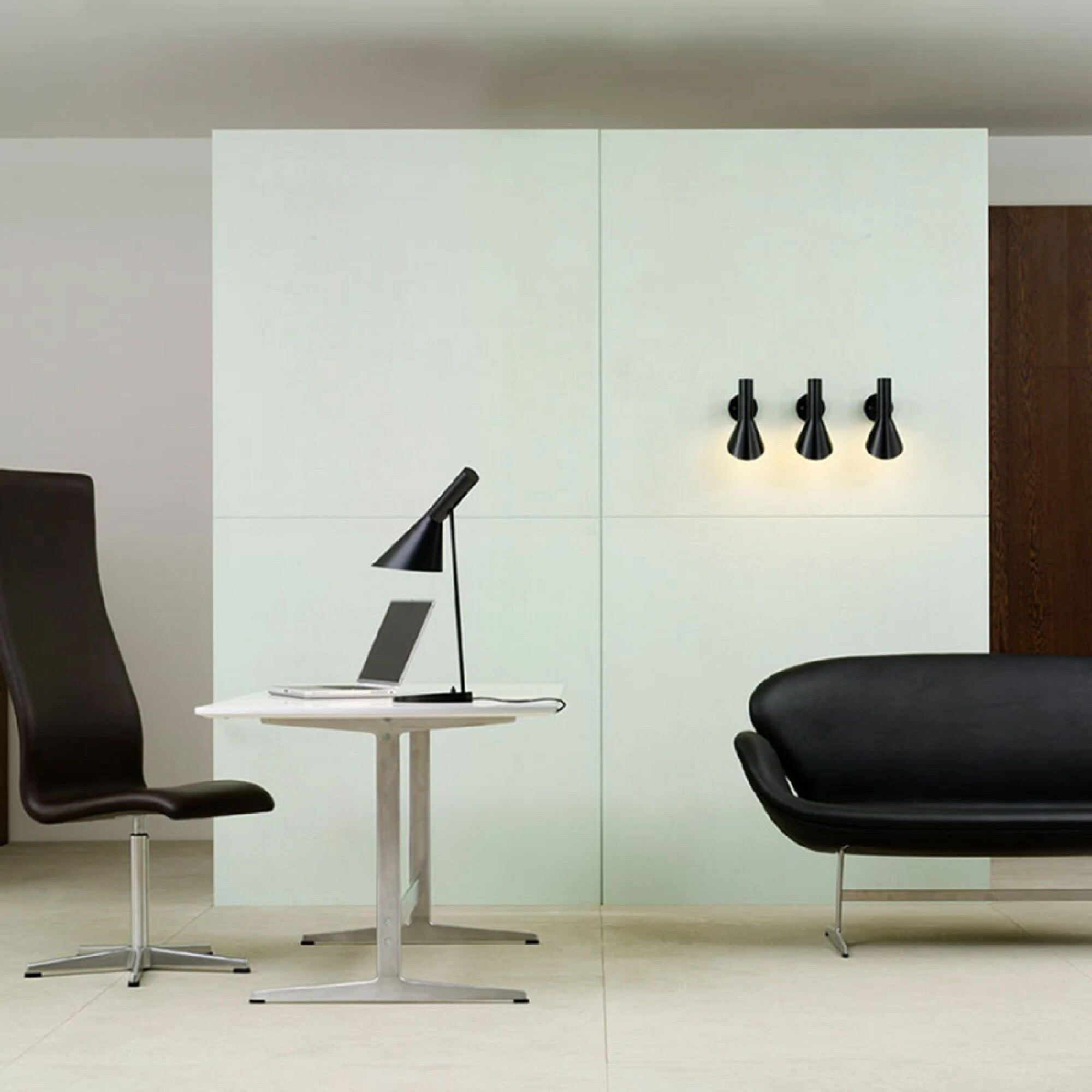 Luminaria de Pared Jetson Negra — Serlux