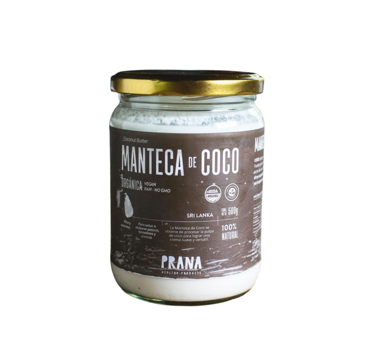 Manteca De Coco Prana 500g — La Molienda