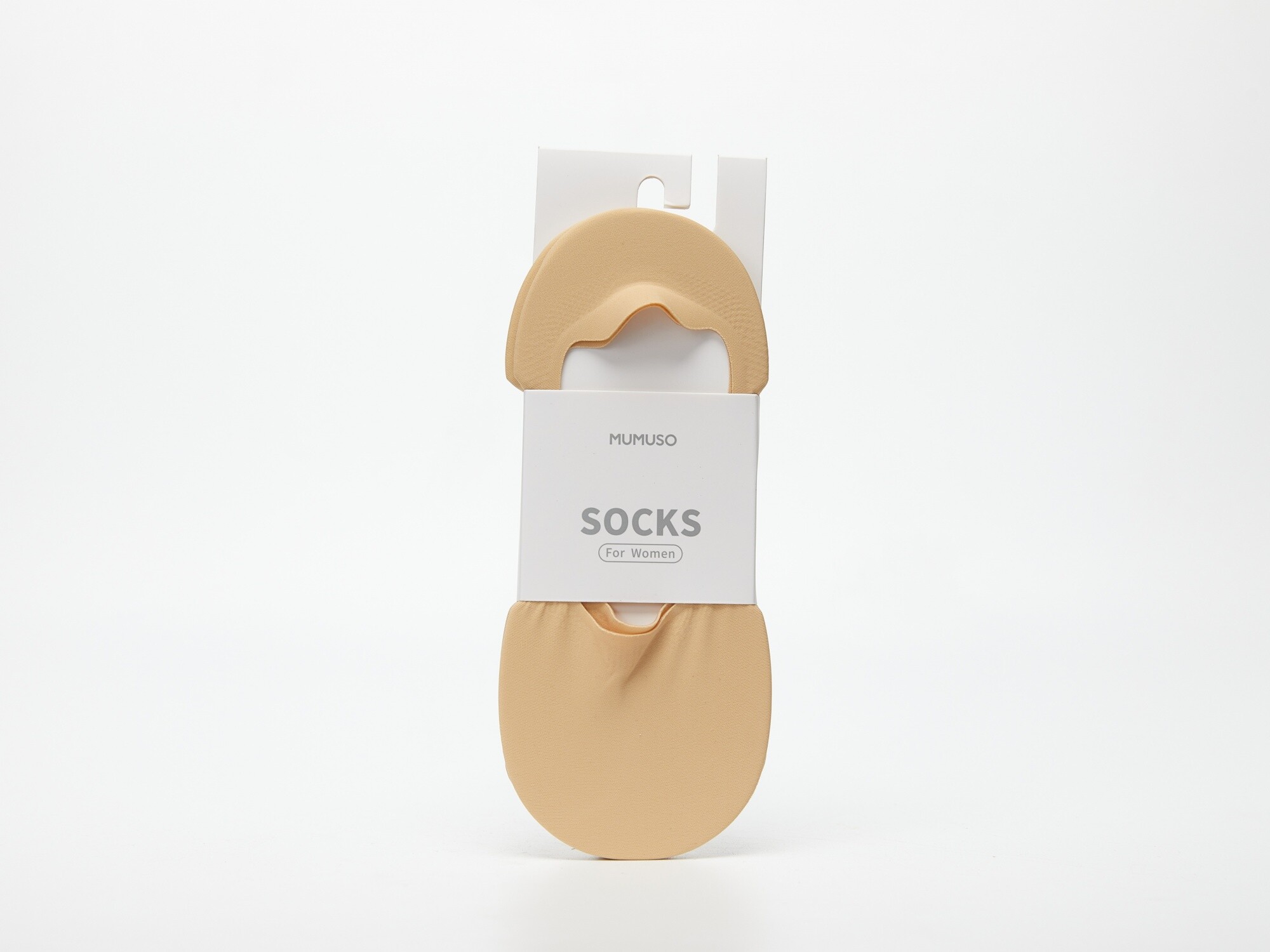 CALCETINES INVISIBLES PARA MUJER (2 PARES/COLOR PIEL) — MUMUSO