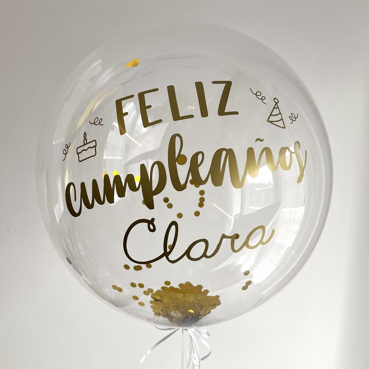 Globo Burbuja Cumpleaños con nombre personalizado! — Universo Regalos