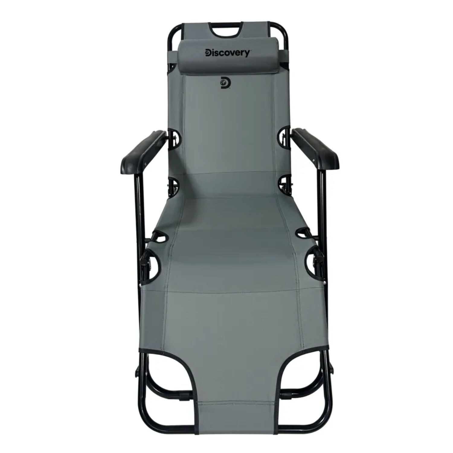 Silla playera Discovery plegable - Gris — Electroventas