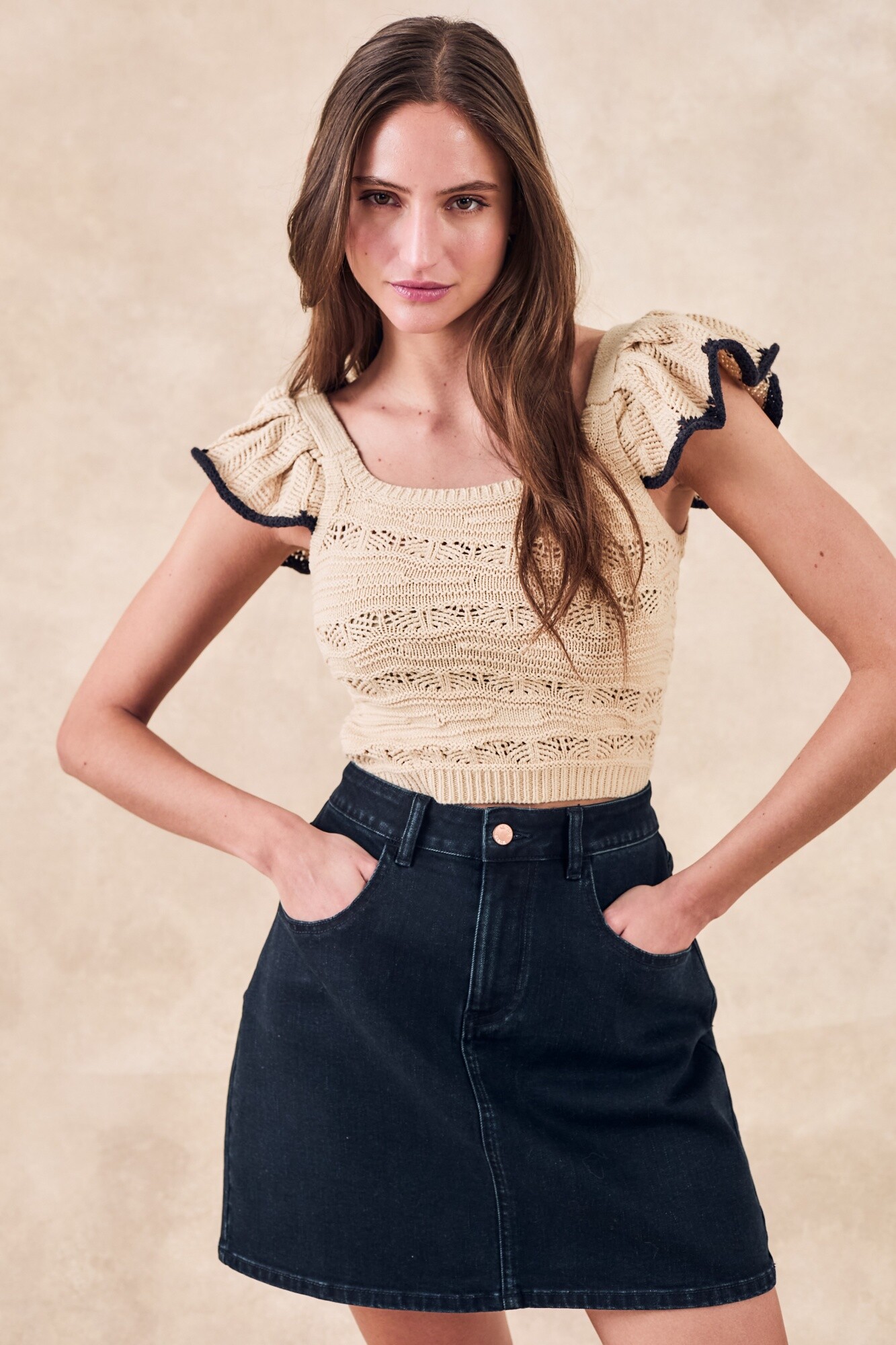 Falda Mini - Jean — Lemon
