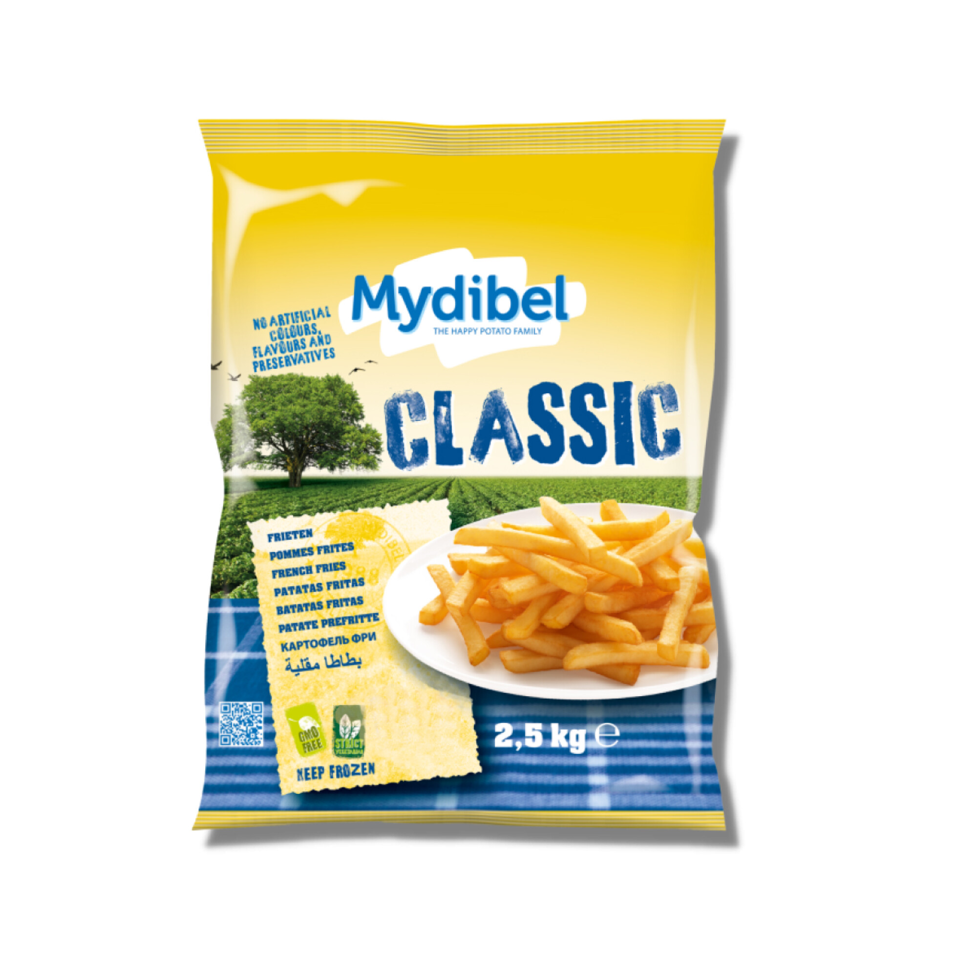 Papas Fritas Corte Tradicional Mydibel (classic 9/9) - 2,5 Kgs — Artico ...