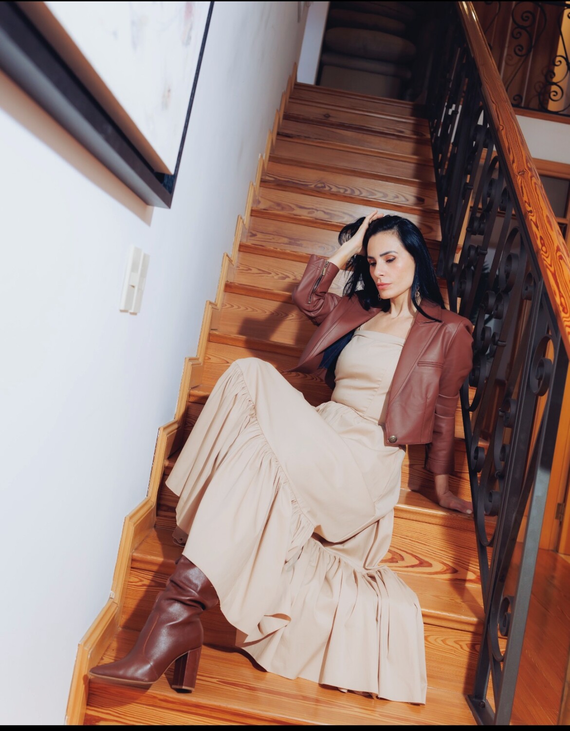 Vestido largo Angie - Beige — Paulista