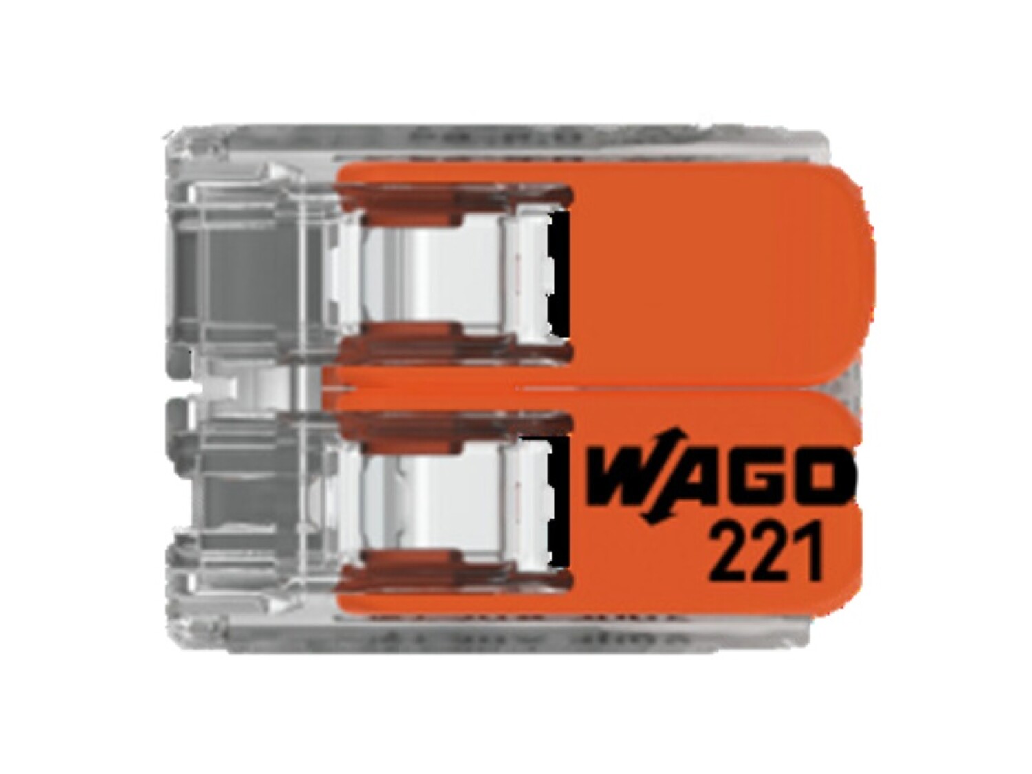 CONECTOR/EMPALME RAPIDO WAGO 221/612 - 0,5 A 6MM2 - 2 CONEX — Luminotecnia