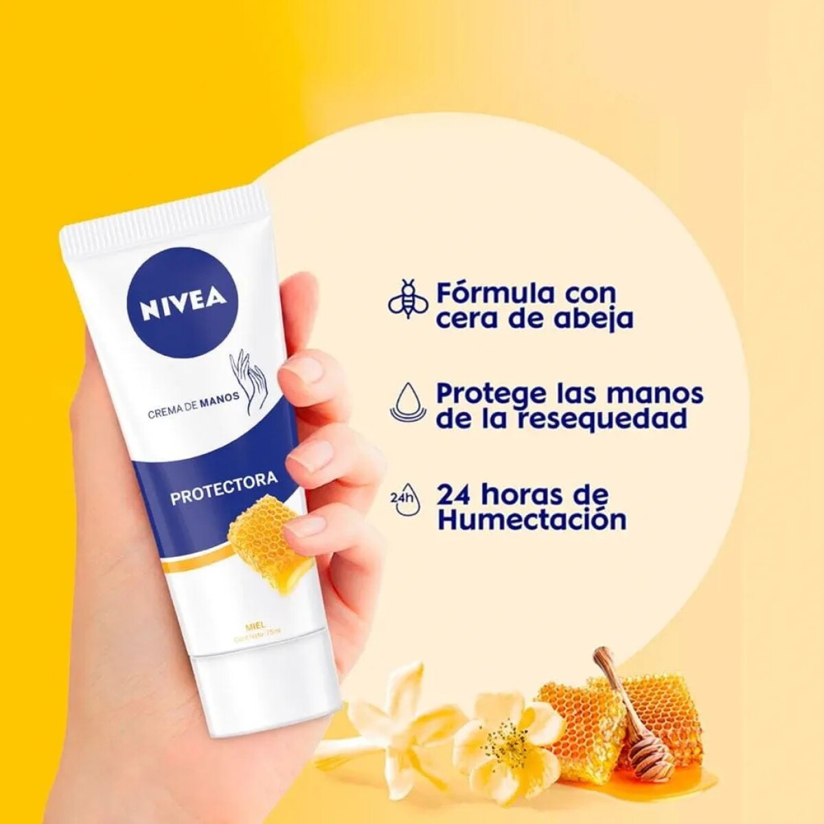 Crema De Manos Nivea Miel Protectora 75 Ml. — Farmacia El túnel