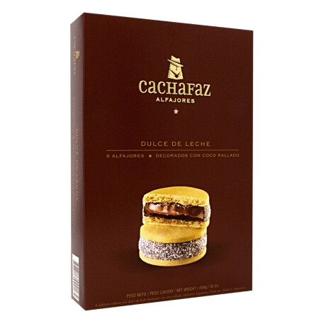 Caja de 6 Alfajores Cachafaz Maicena — Universo Binario