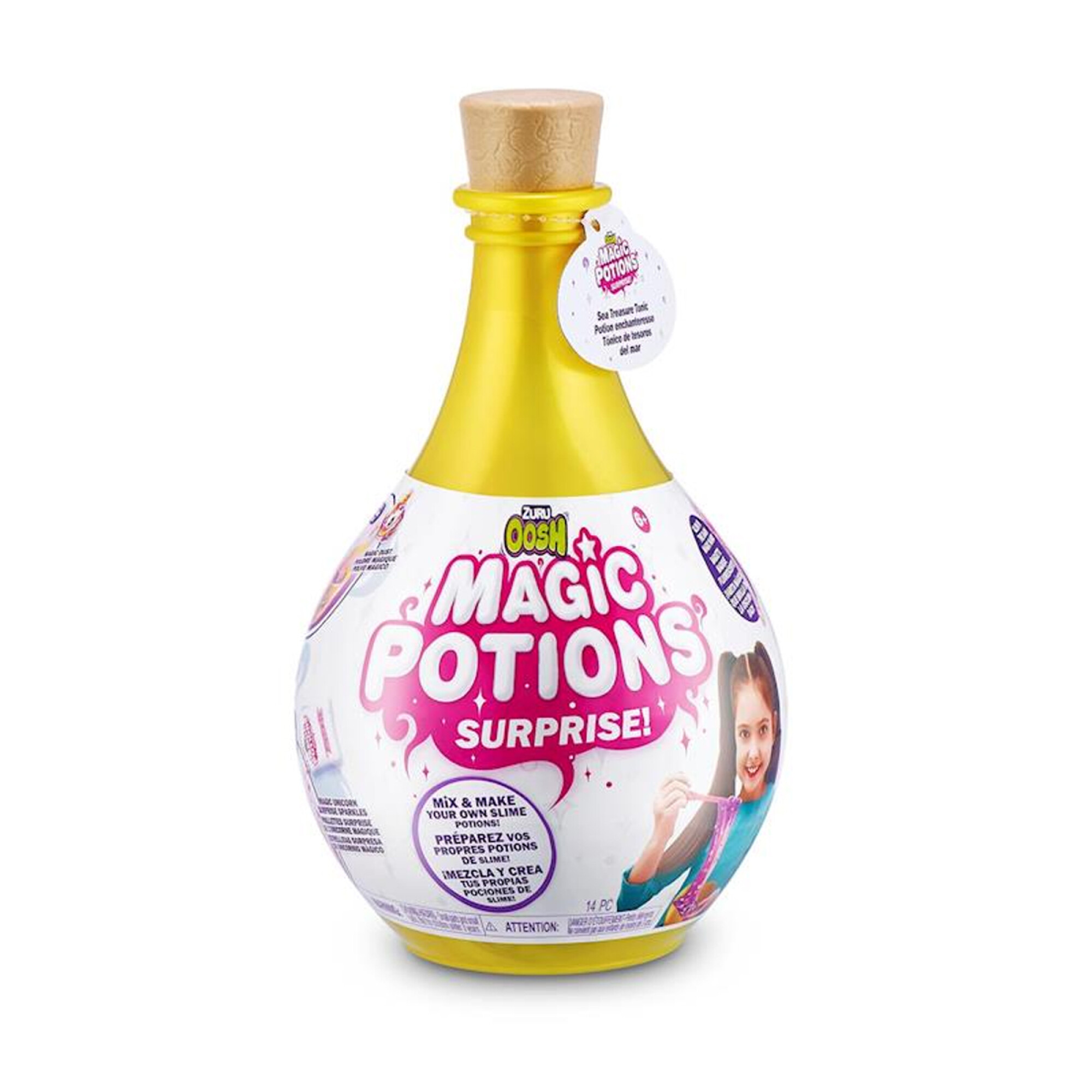Botella Slime Poción Mágica Oosh Zuru - Amarillo Fuego — Los Reyes Magos