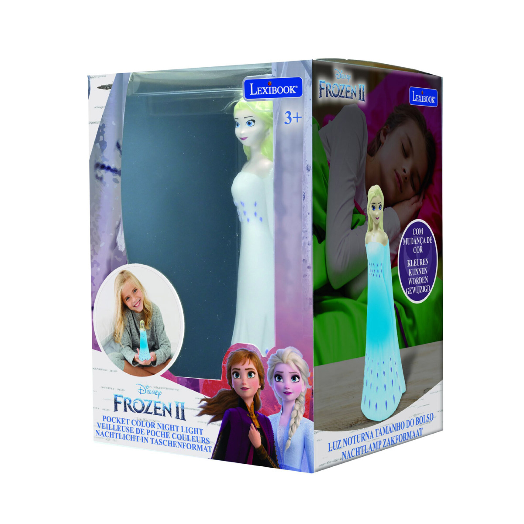Veladora 3D con Luz LED Lexibook - Frozen — Cartoons
