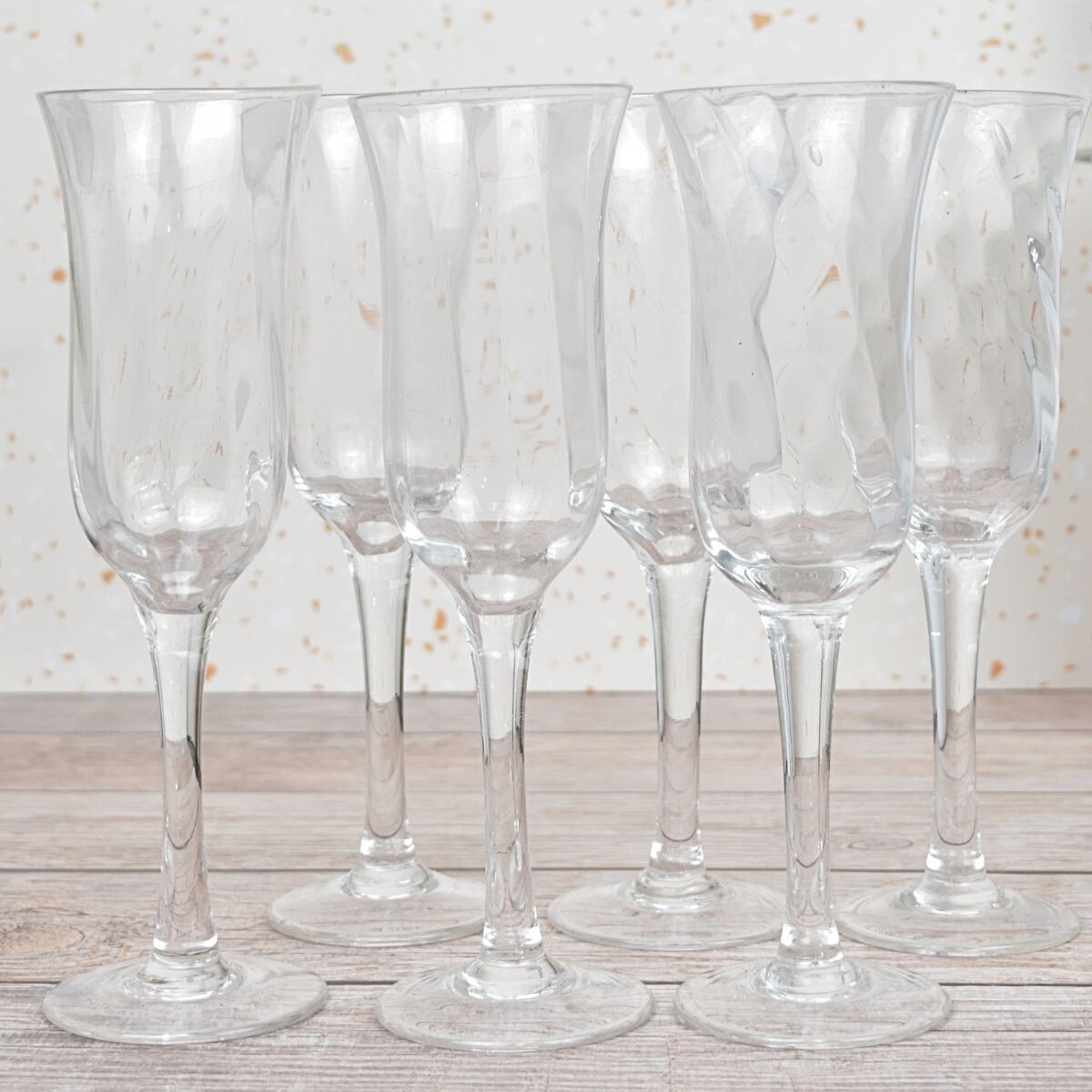 Set de copas de champagne — El Clon