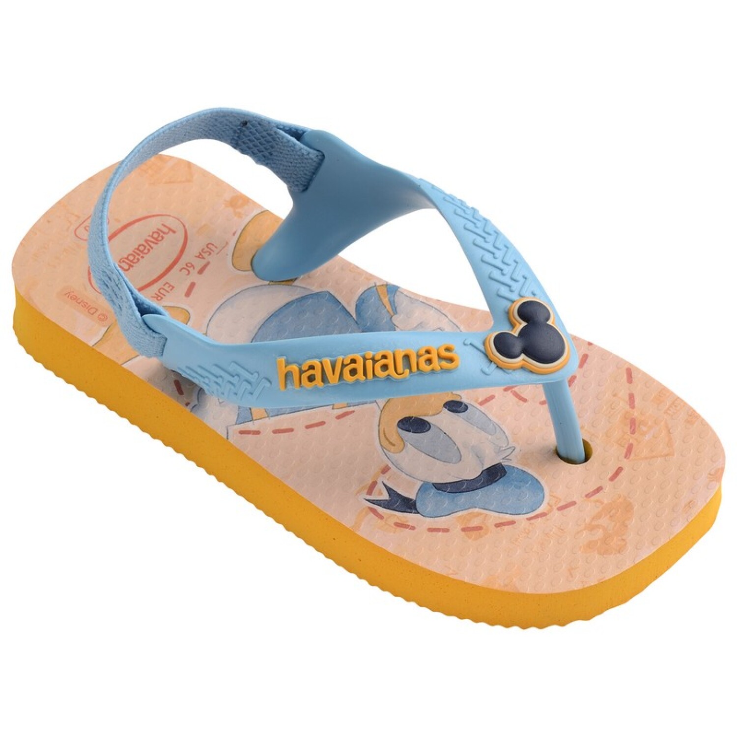 Ojotas Havaianas Baby Disney Classics - Amarillo — Havaianas