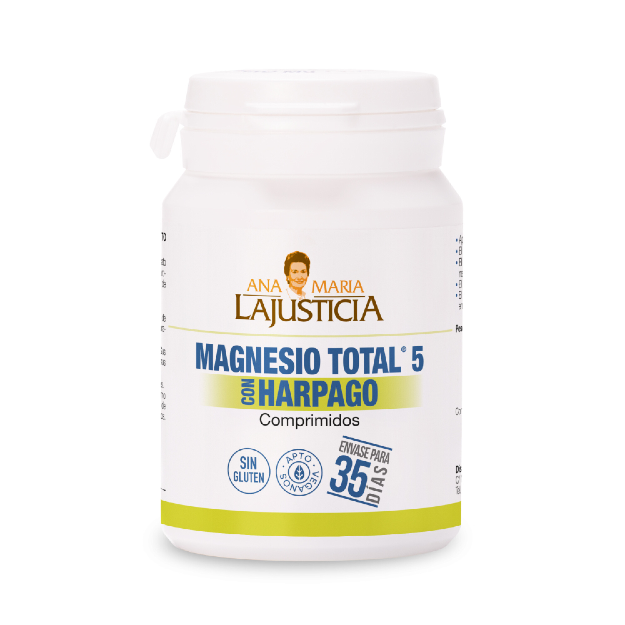 Magnesio Total 5 con Harpago Ana Maria Lajusticia 70 Comprimidos — San ...