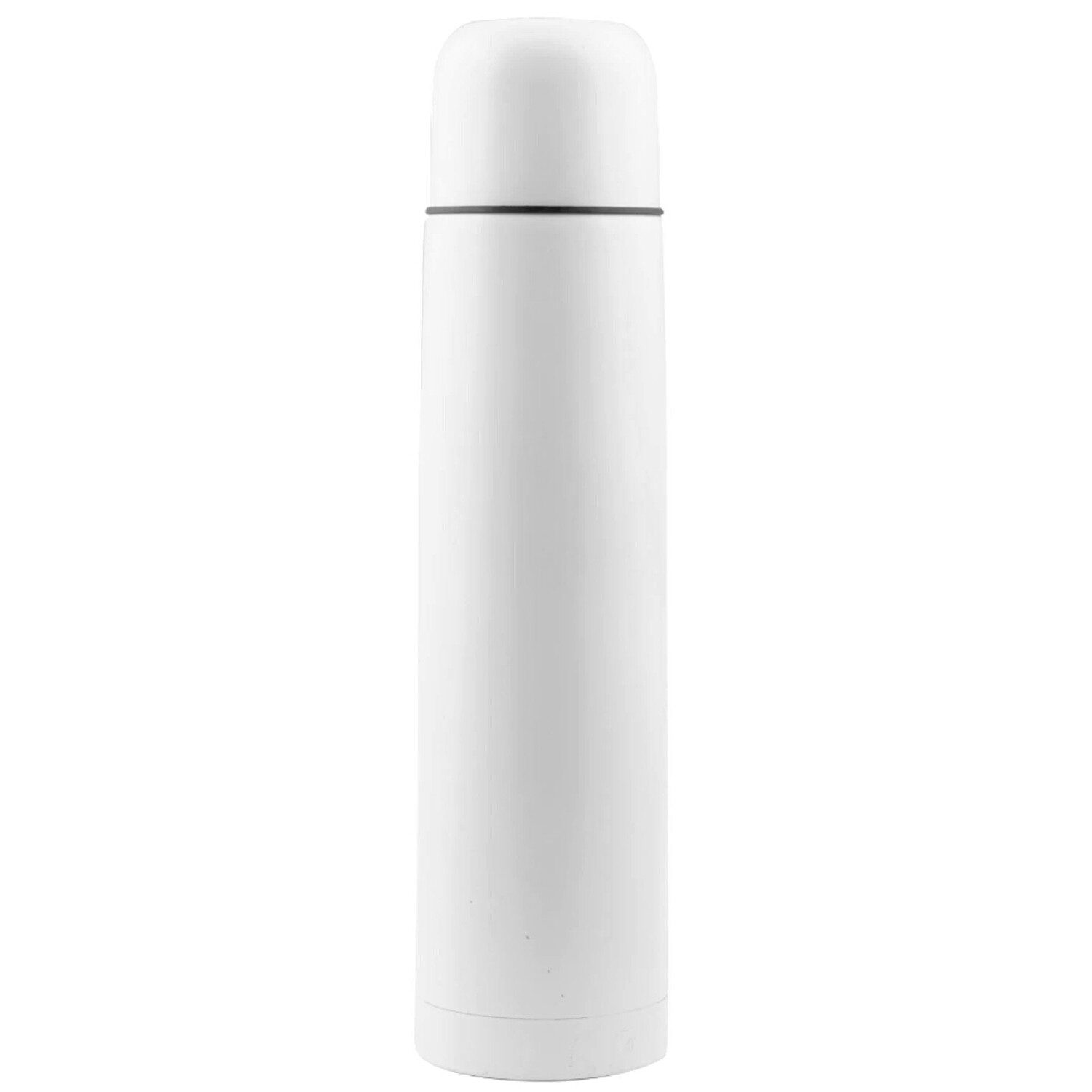 Termo Bala con doble pared de acero inoxidable 1 Litro - Blanco ...