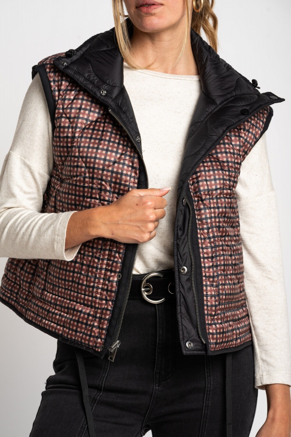 Chaleco Reversible - Negro — Lemon