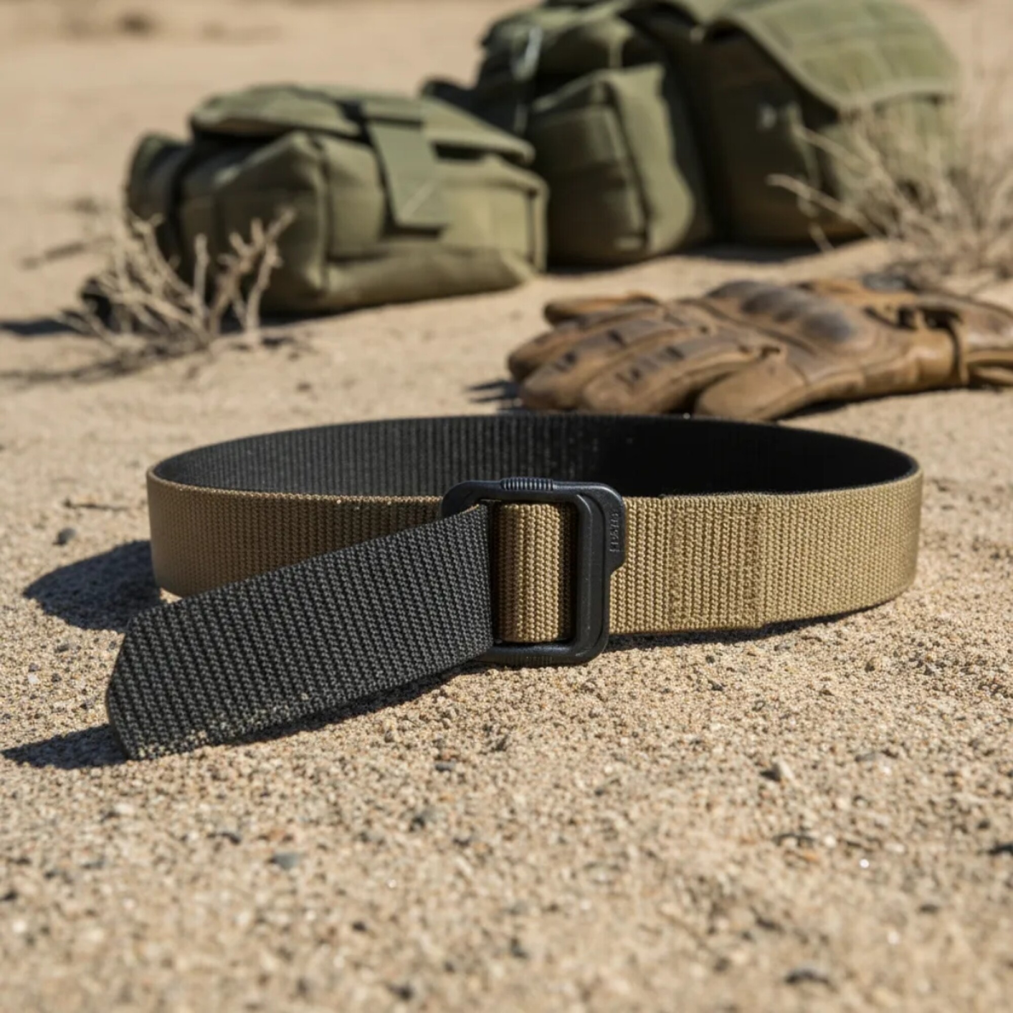 Cinto tactico reversible - Caqui — Aventureros
