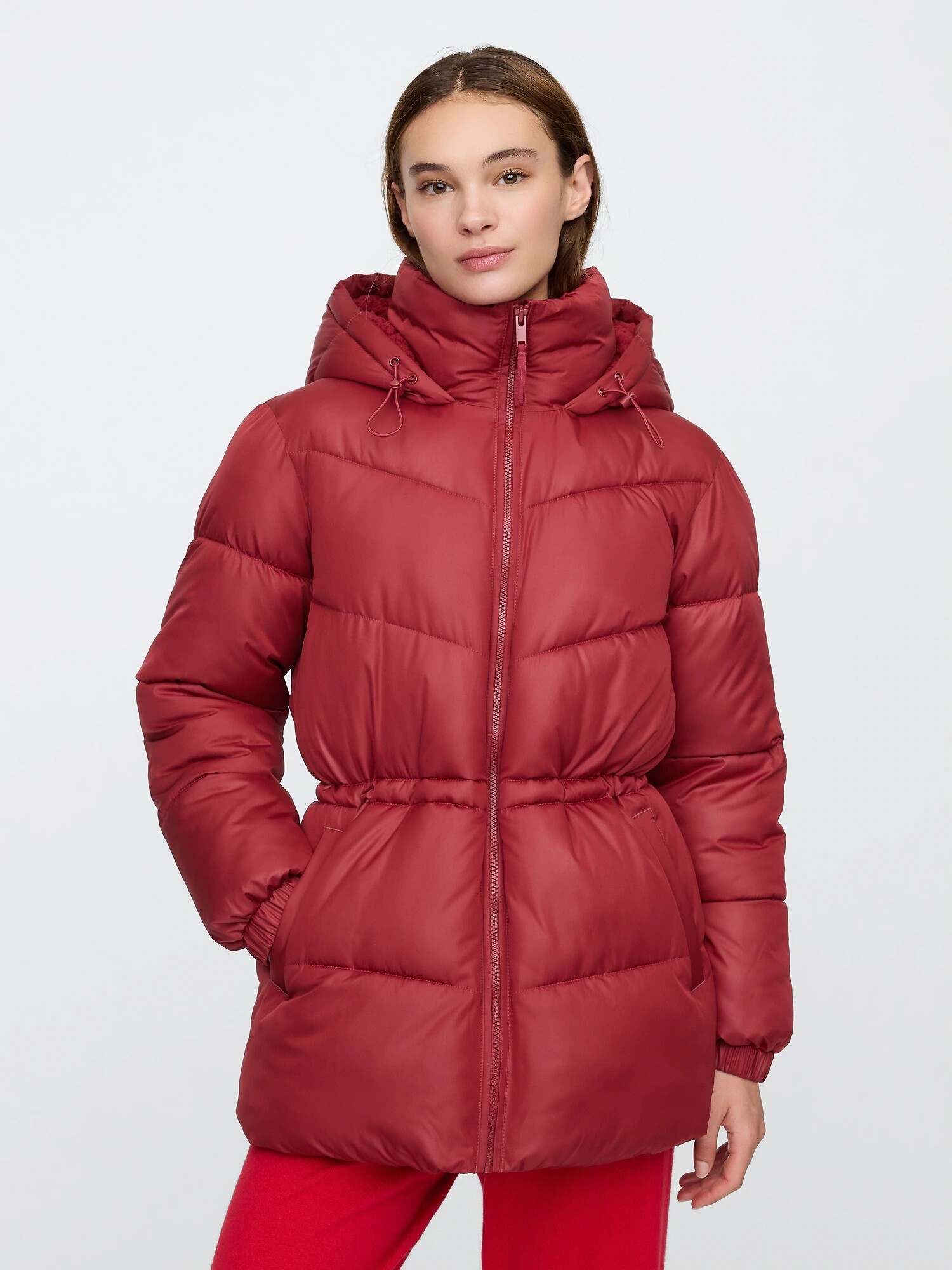 Campera Puffer Mujer - Sled — GAP Uruguay