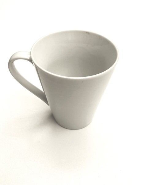 MUG 320ML D9x10CM PORCELANA BLANCO — Deco Hogar