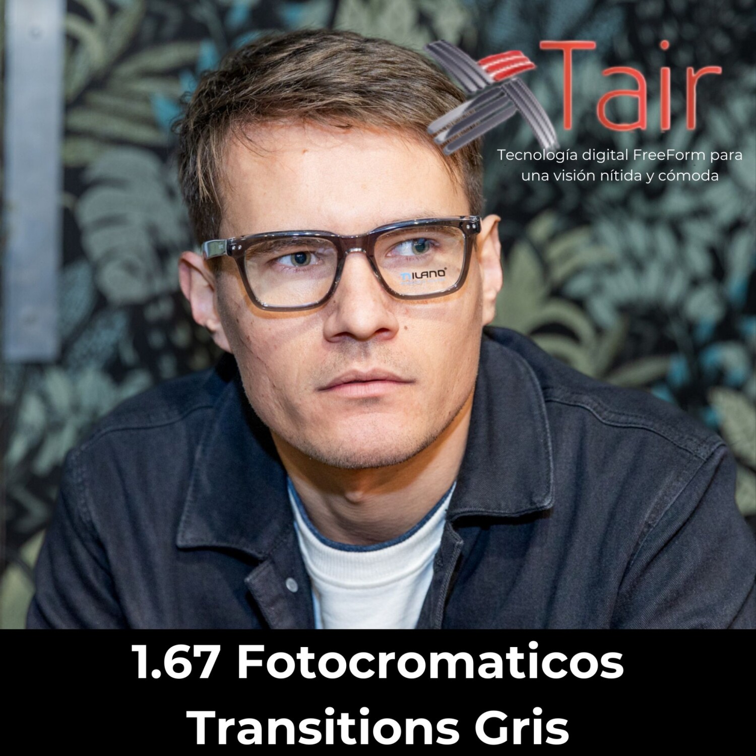 Multifocales Tair Mobile - 1.67 Fotocromaticos Transitions Gris ...