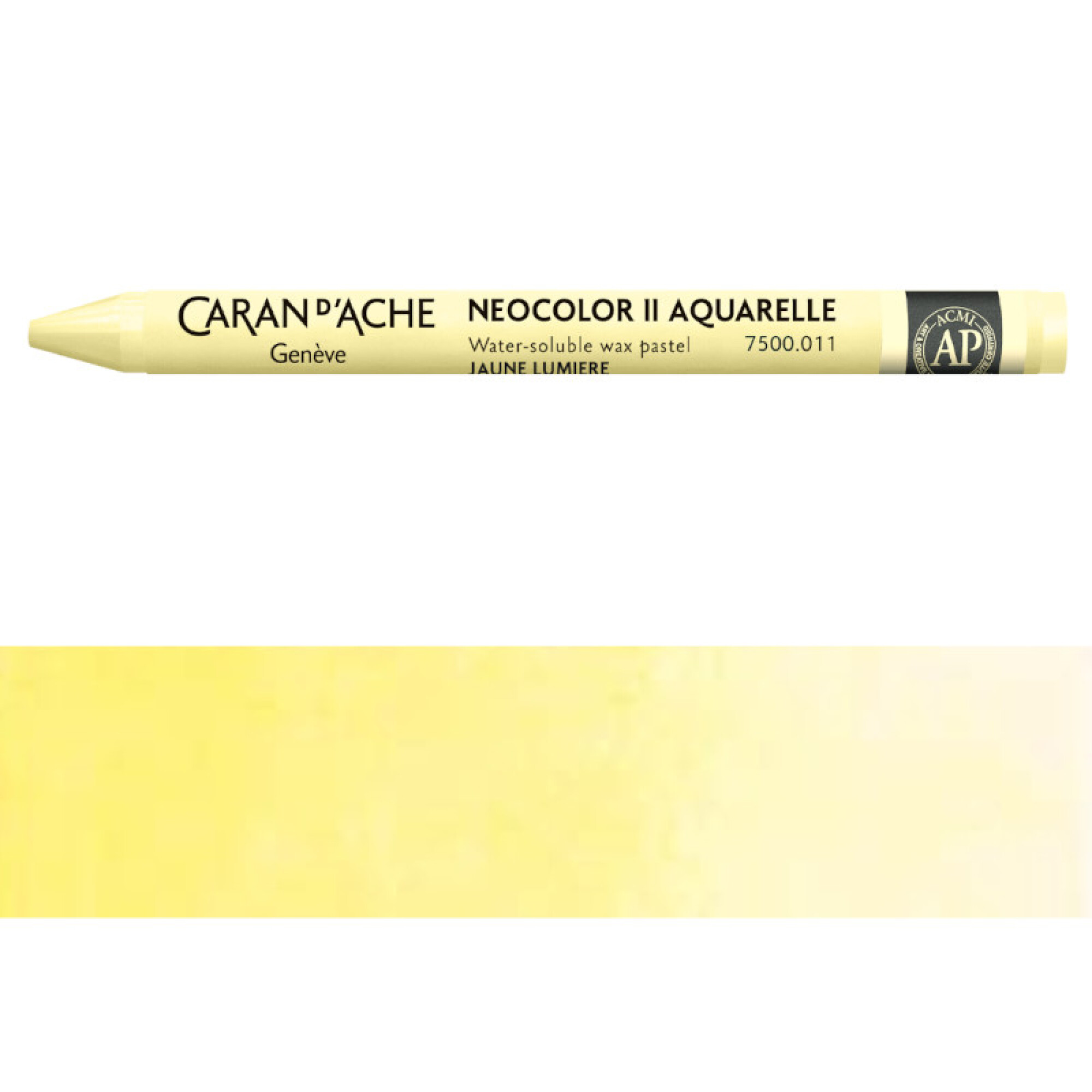 Pastel Neocolor Acuarelle Caran d'Ache - Tonos Amarillos — Infantozzi