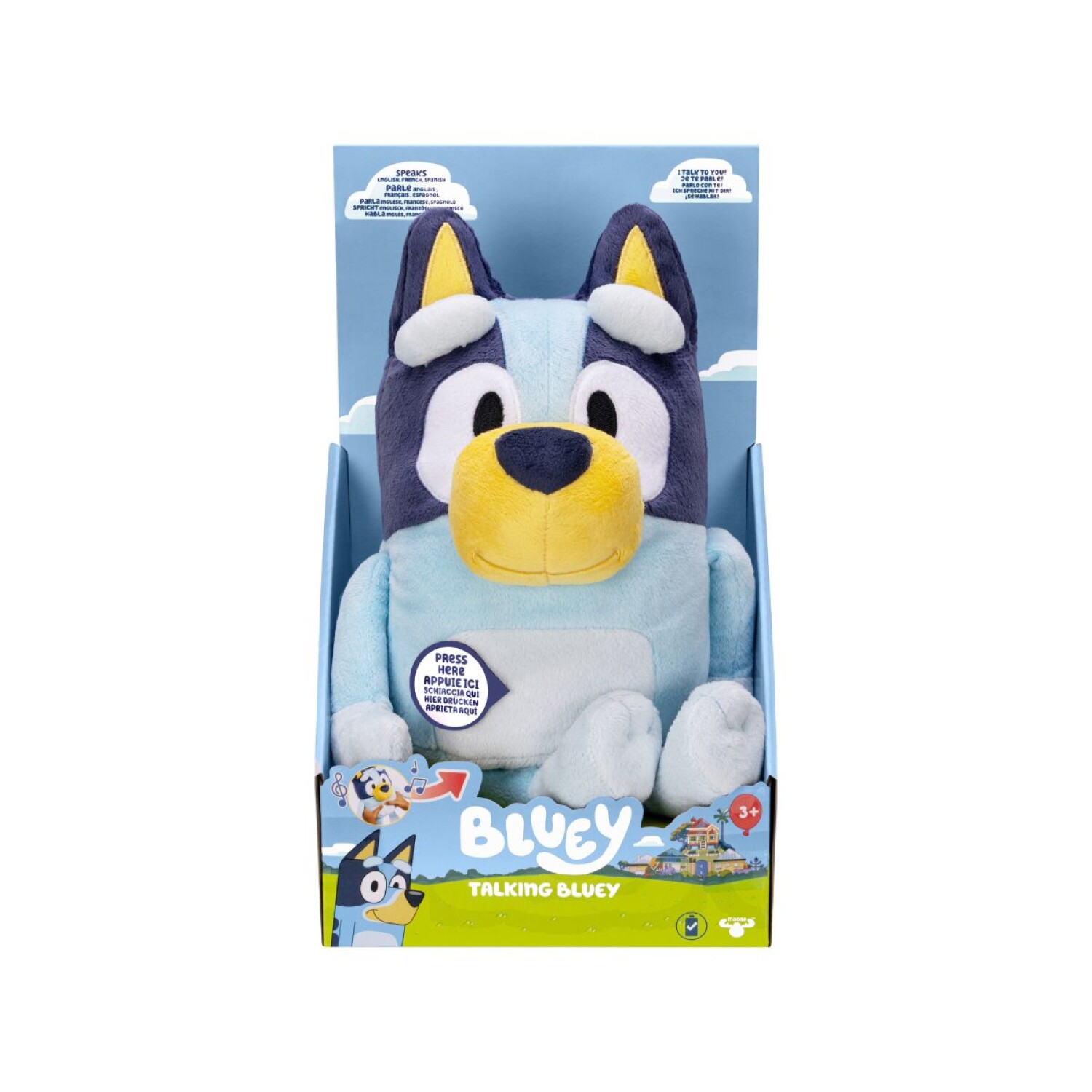 Muñeco de peluche BLUEY con sonido — Rumba