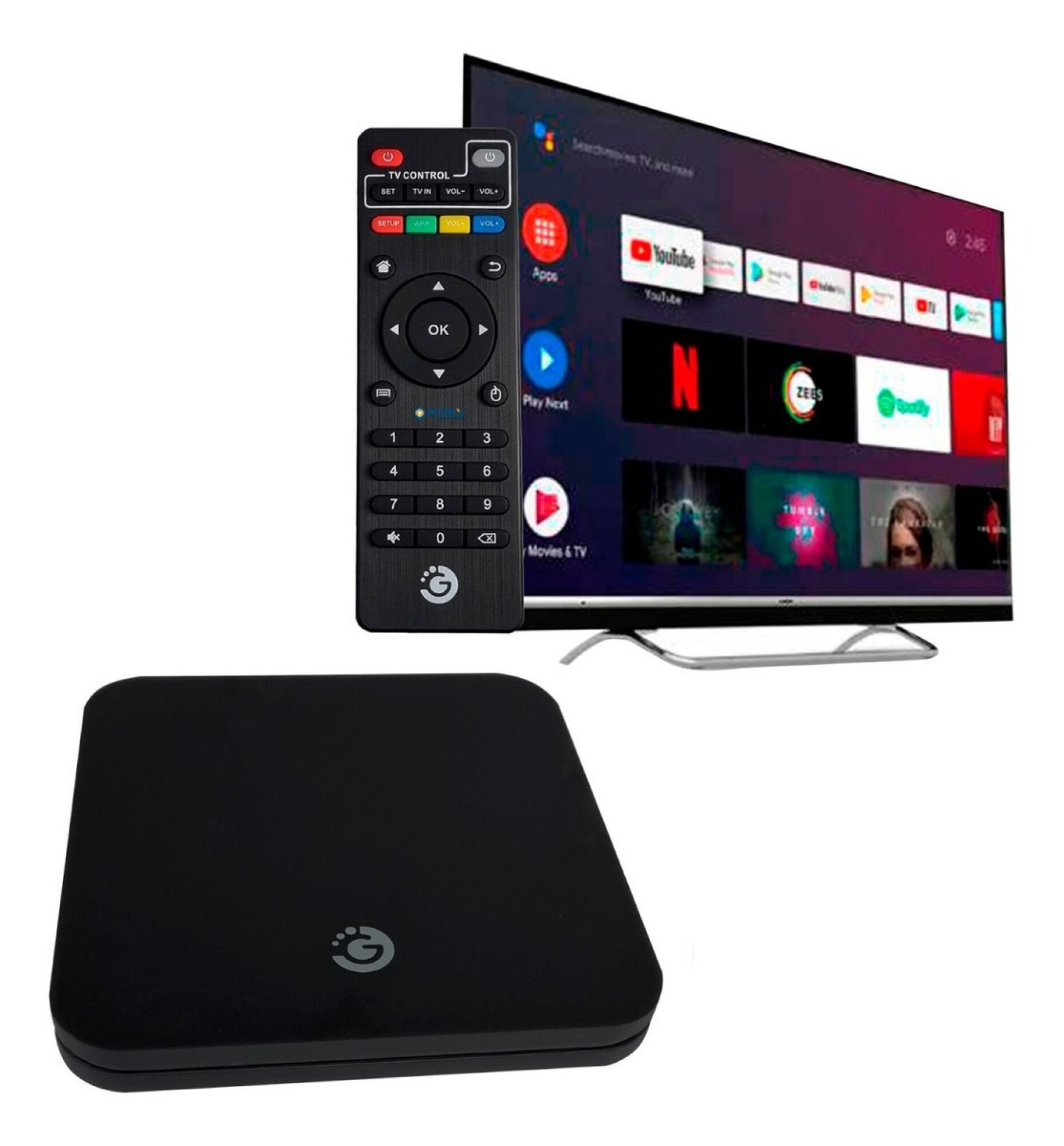 Tv Box Goldtech Elite 16gb 2gb 4k Smart Netflix Wifi Smart TV — Atrix