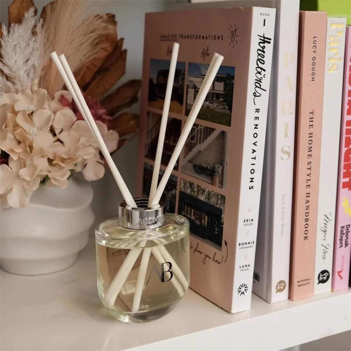 DIFUSOR DE AROMA 200ML LEMONGRASS/GINGER BLANCO — Deco Hogar