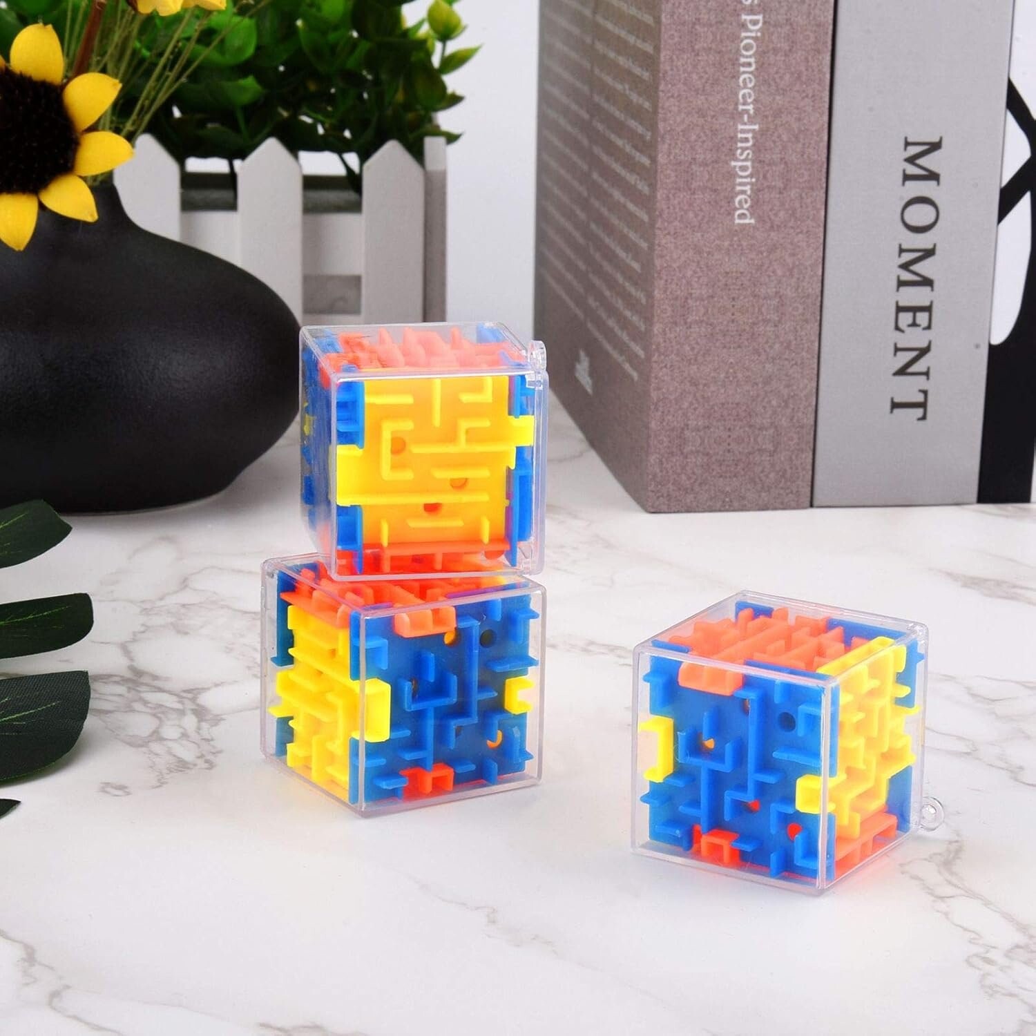Cubo Magico Laberinto 3D Antiestres Ansiedad Ingenio Puzzle - Color ...
