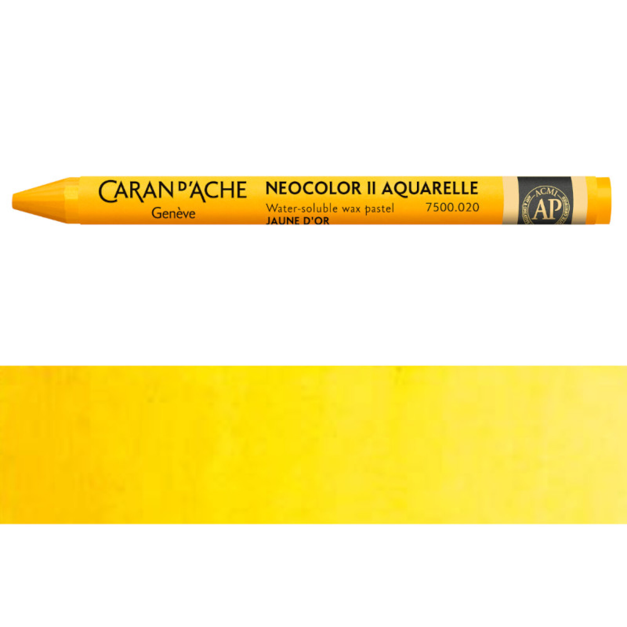 Pastel Neocolor Acuarelle Caran d'Ache - Tonos Amarillos — Infantozzi