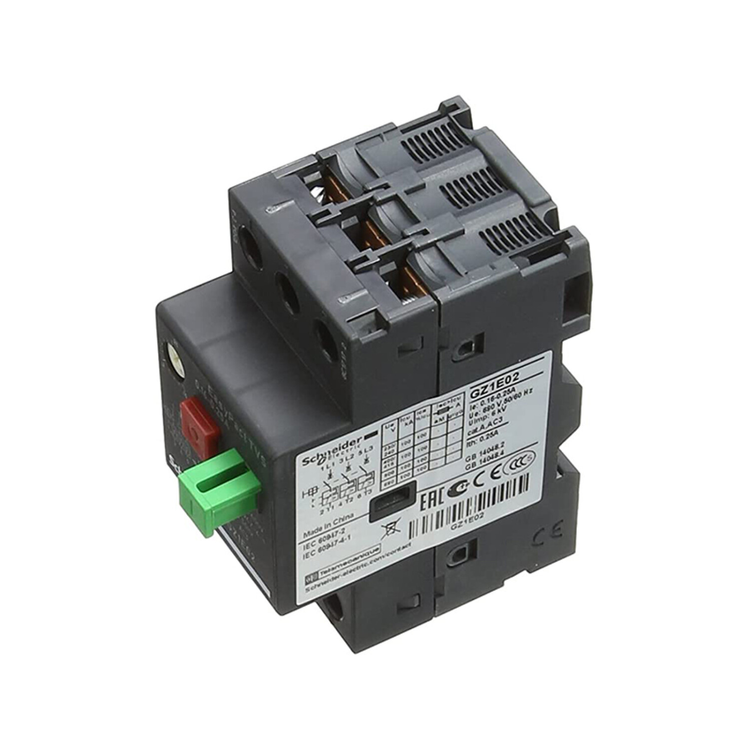 Guardamotor termomagnético DIN 0,16-0,25A - TL2041 — Fivisa