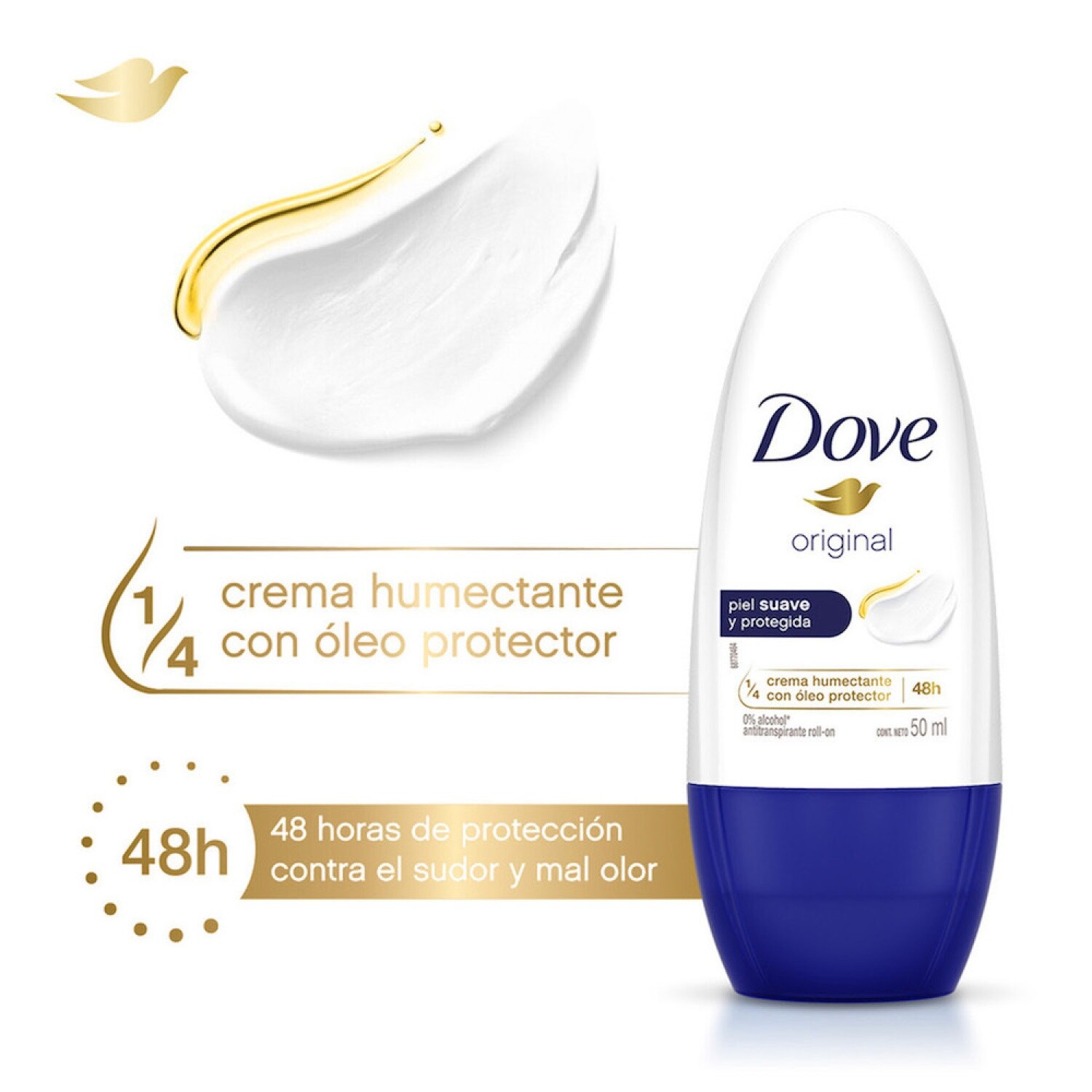 Dove Desodorante antitranspirante Roll On Original — San Roque