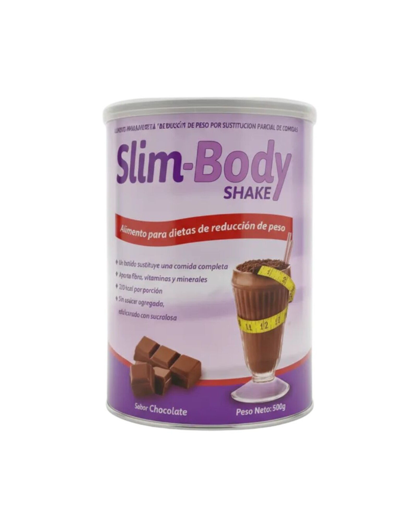 Slim Body Shake 500g SYLAB - Sabor Chocolate — Wikimúsculos