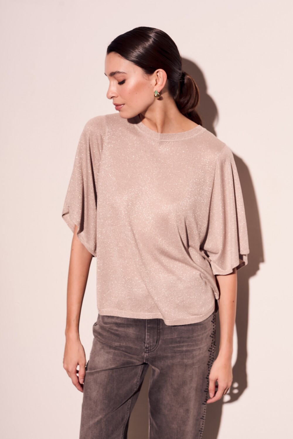Sweater Lurex - Rosa — Lemon