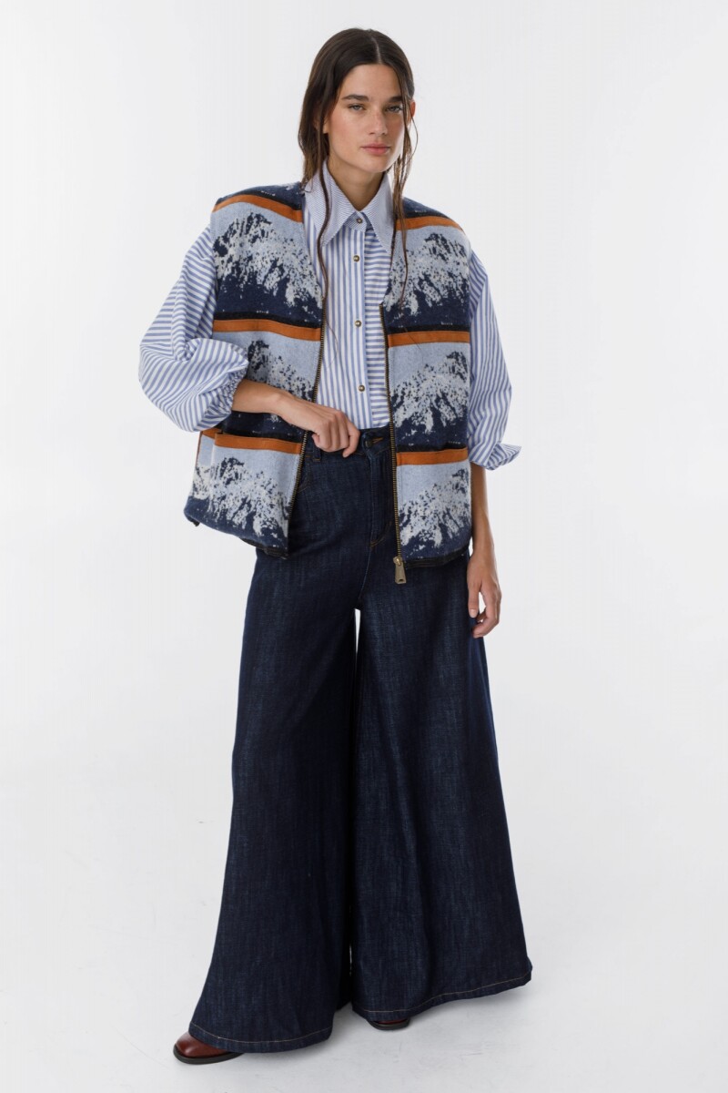 Chaleco Lirio - Celeste — PetraStore