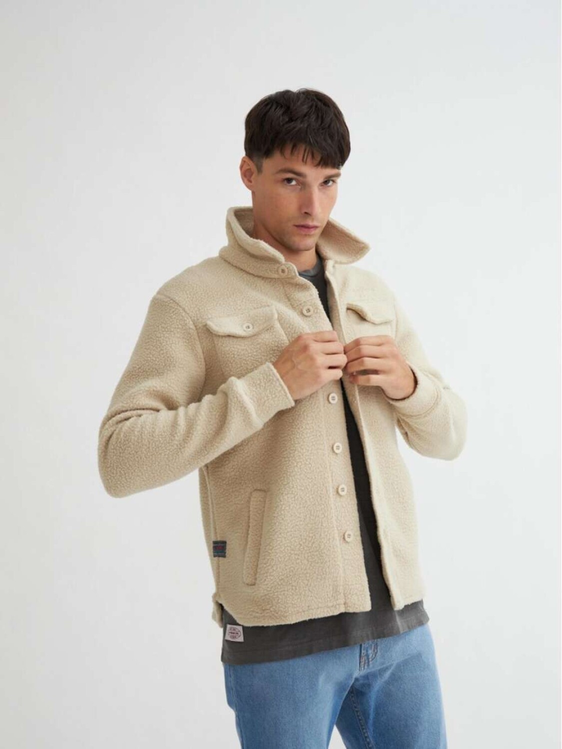 Camisaco Omer - Beige — Tienda Soy Santander