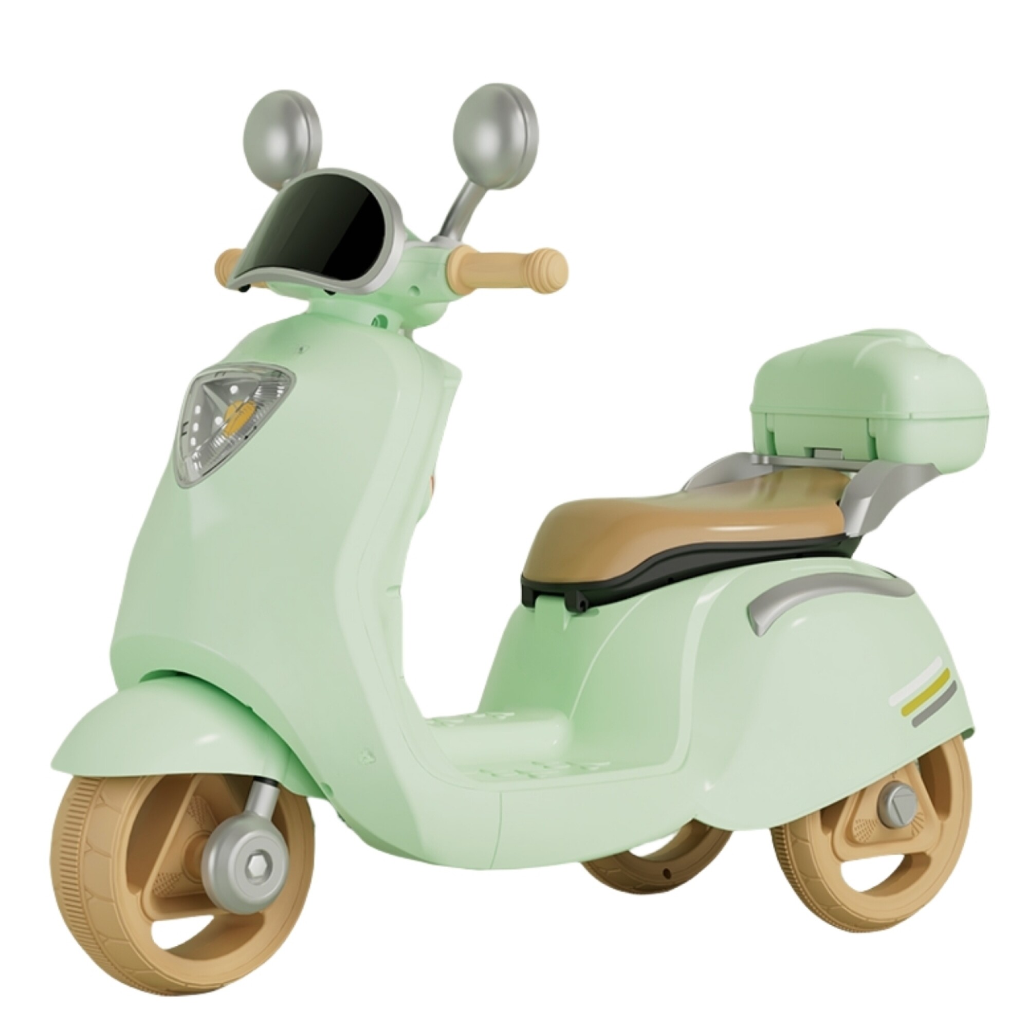 Moto Scooter a Batería Lumax Infantil Scooby - Verde — Electroventas