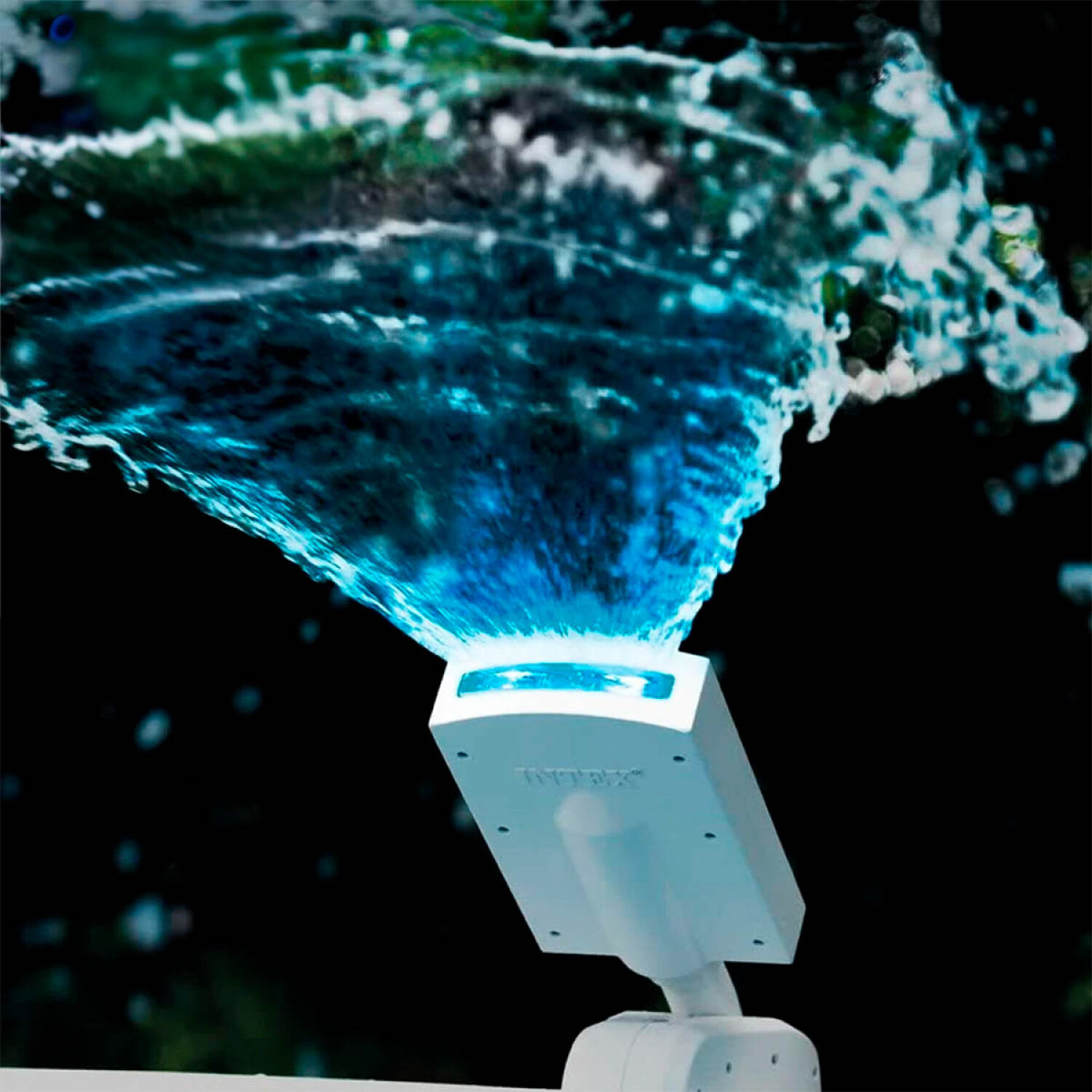 Cascada De Agua Intex Con Luces Led Multicolores — El Rey del ...