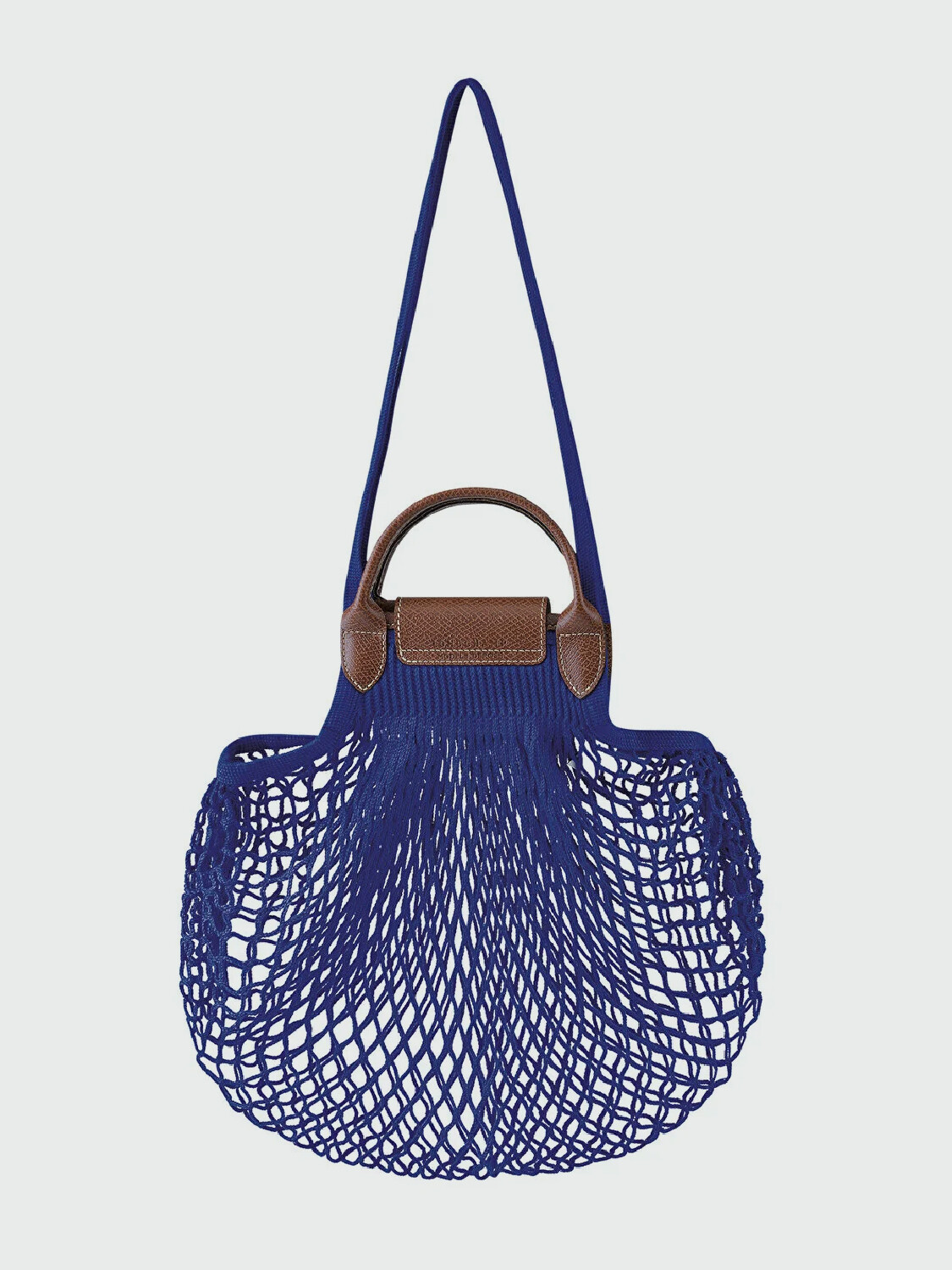 Longchamp -Cartera Longchamp de red, Le pliage Filet - Azul — Fifth Av