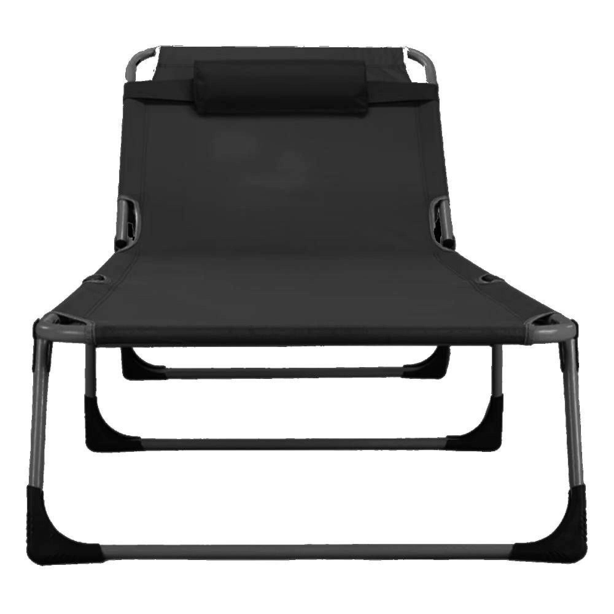 Catre cama plegable para camping 68cm - Negro — Aventureros