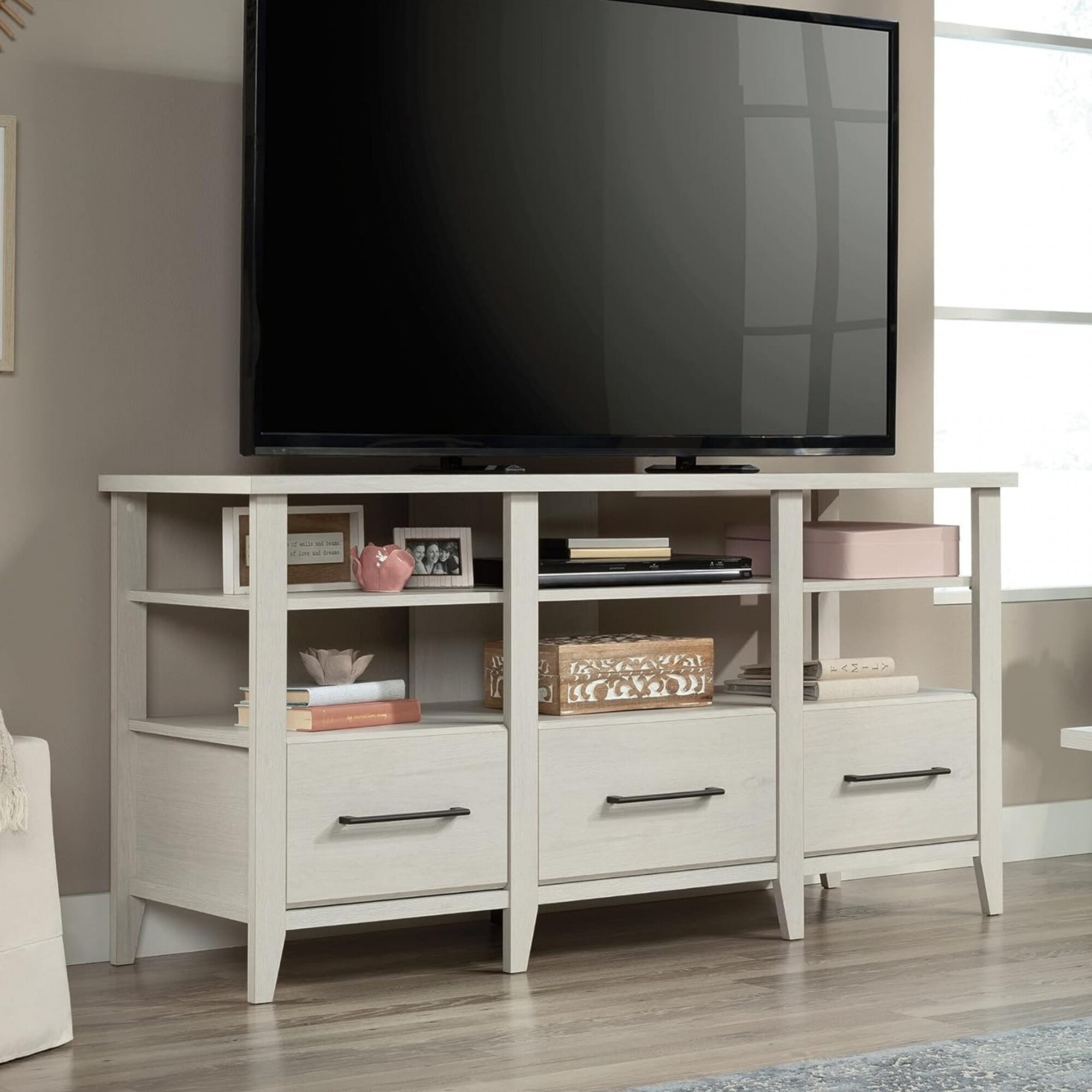 Rack para TV 60" - Sauder - Linea Summit Station — Rustico Hogar