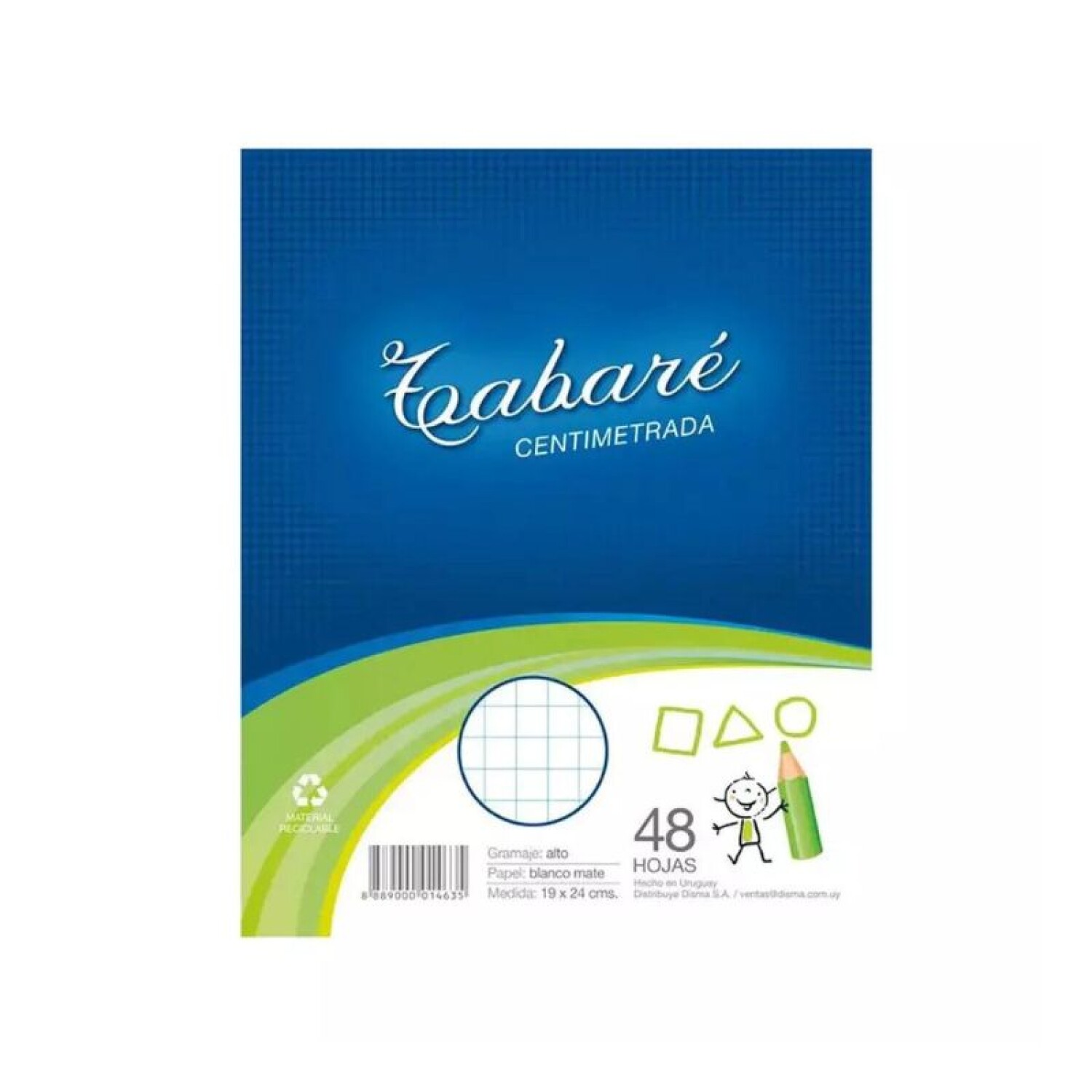 Hoja centimetrada Tabaré — Infantozzi