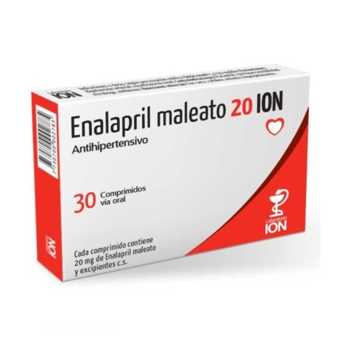 Enalapril 20 Mg. 30 Comp Comp. — Farmacia El túnel