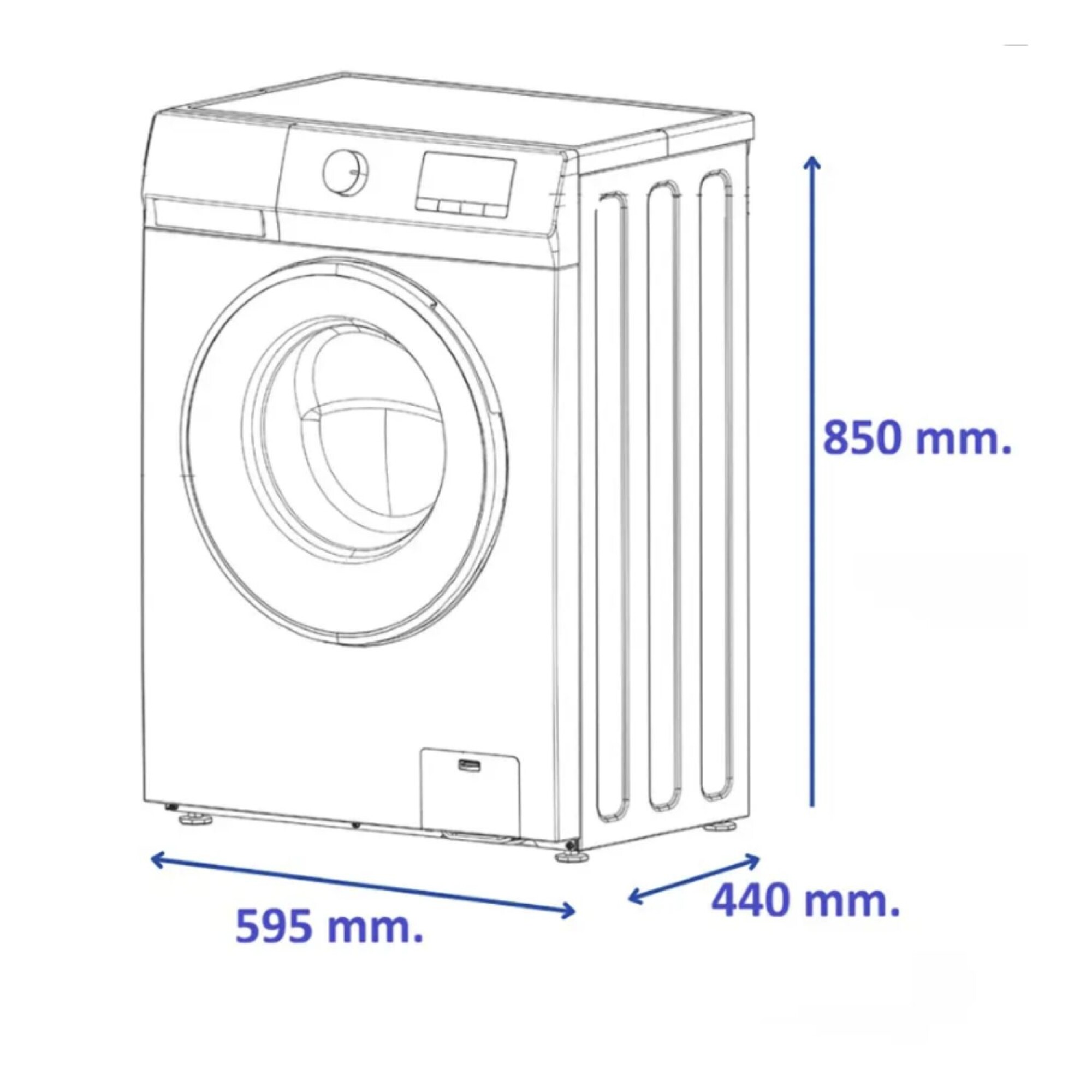 Lavarropas James 6kg Inverter modelo Lr 1006 G6 Inv Slim — Electroventas