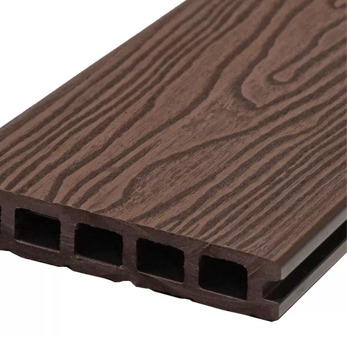 Deck Para Exterior en WPC Light Coffee — Prodeco